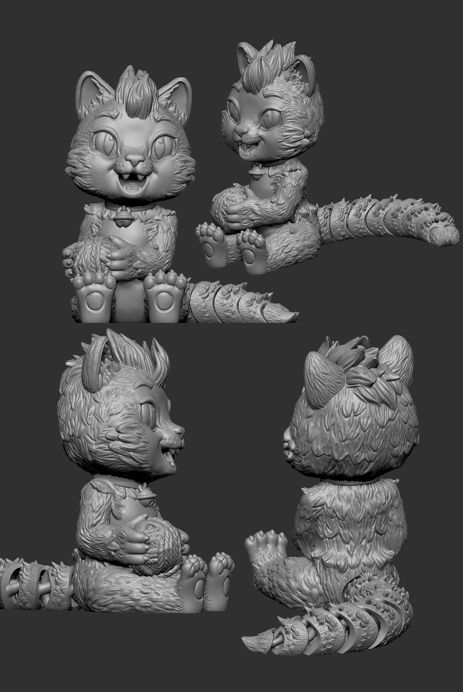 Cute Furry Cat — Nikko Industries