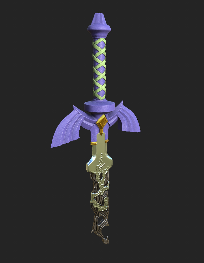 Broken Master Sword Display — Nikko Industries