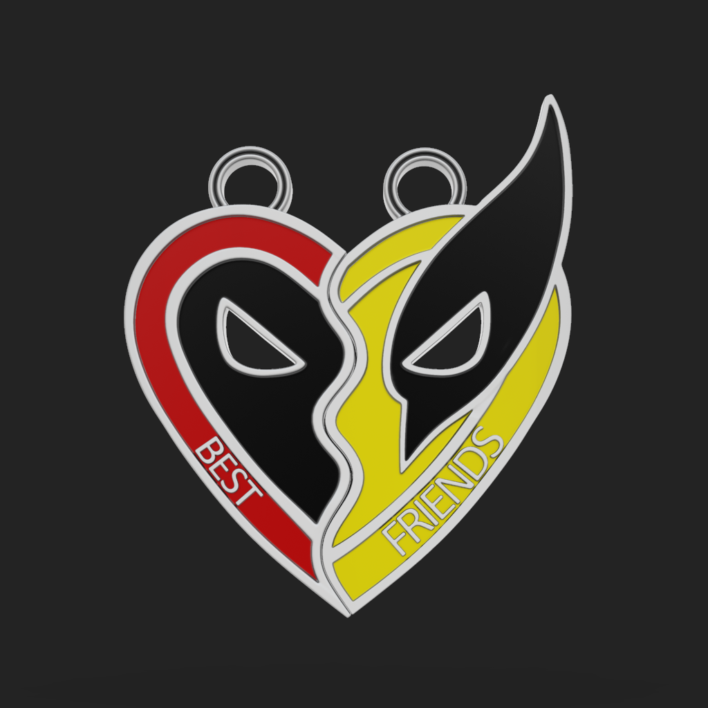 Deadpool and Wolverine Pendant — Nikko Industries