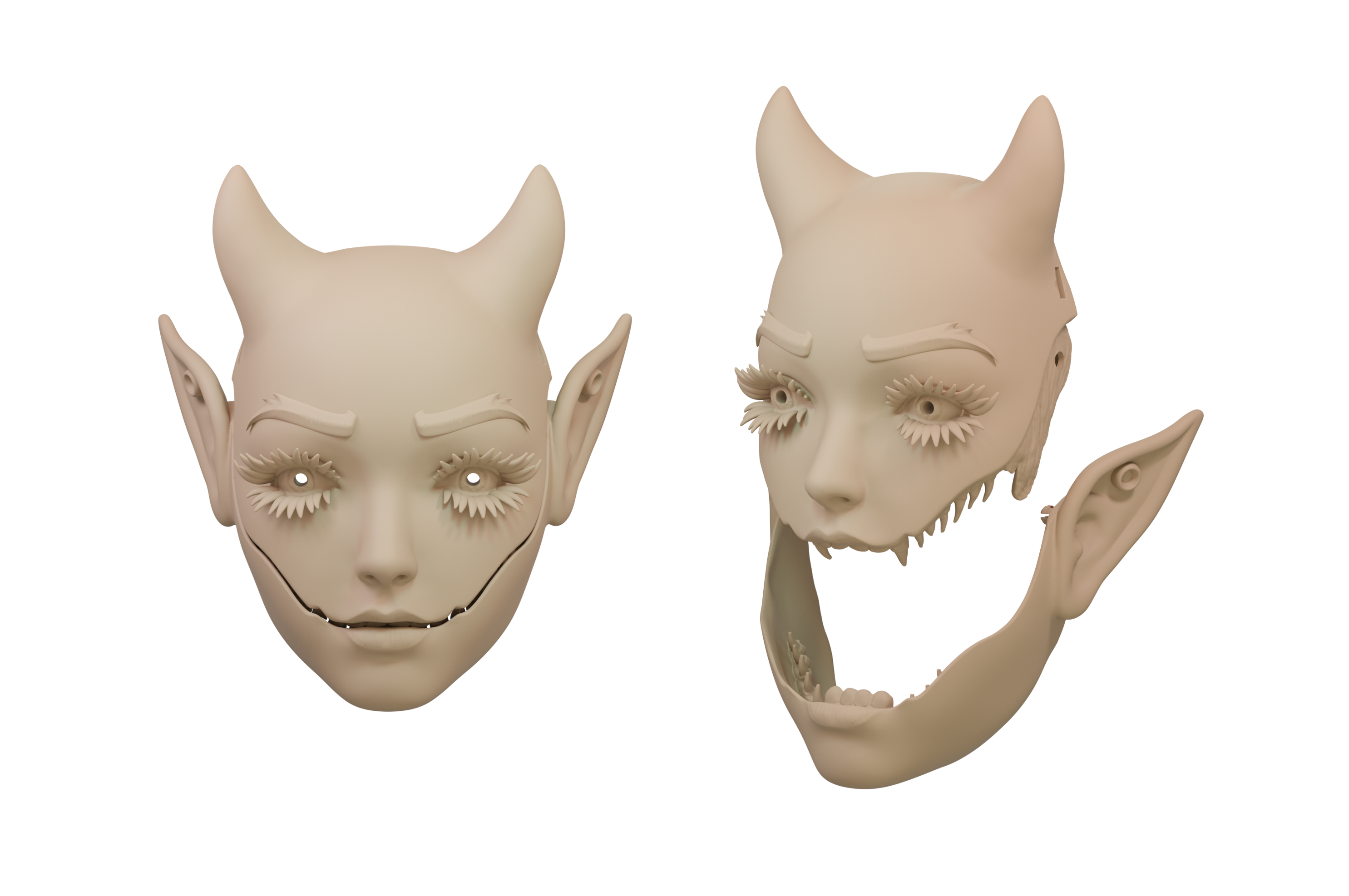 Creepy Doll Mask — Nikko Industries