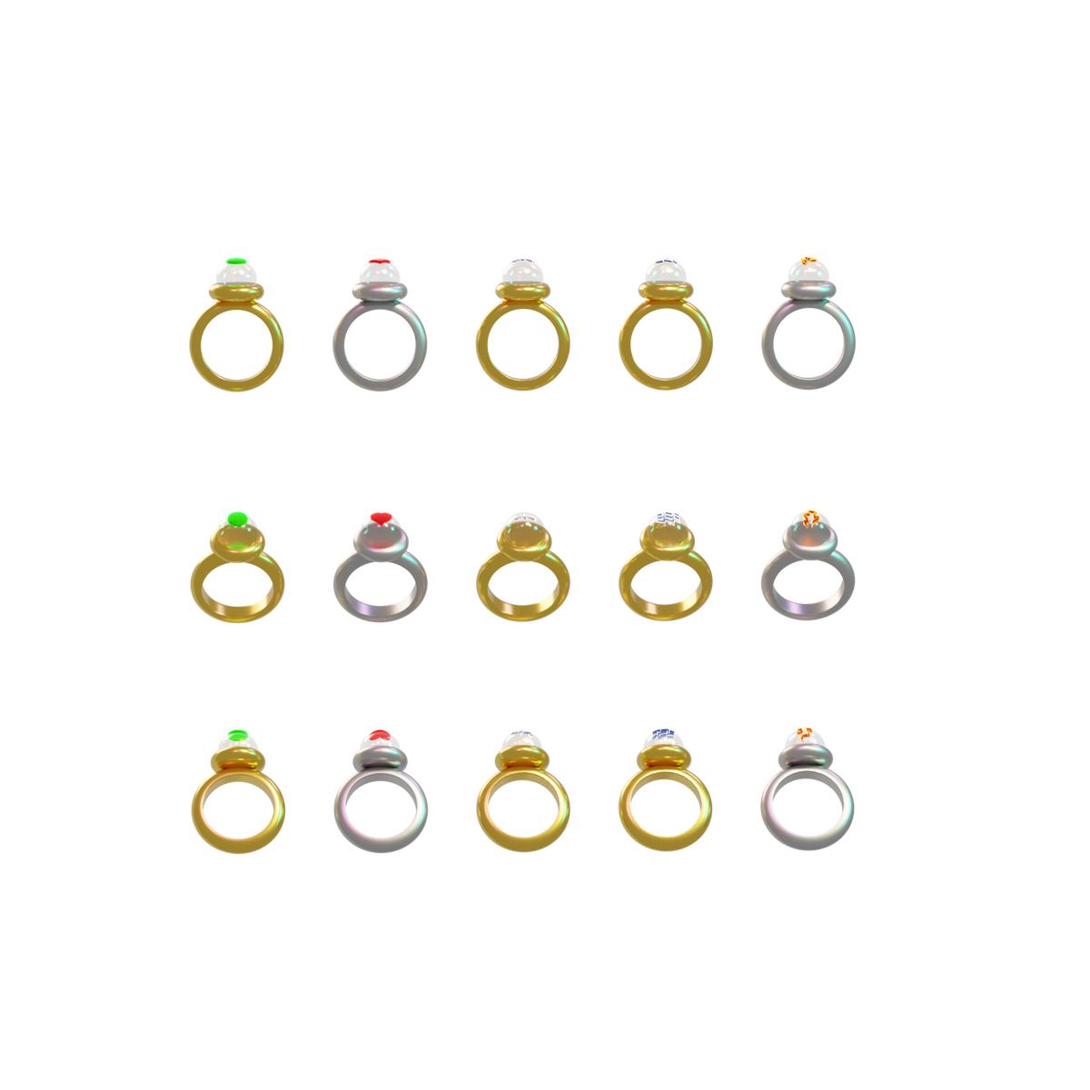 Captain Planet Ring Collection — Nikko Industries