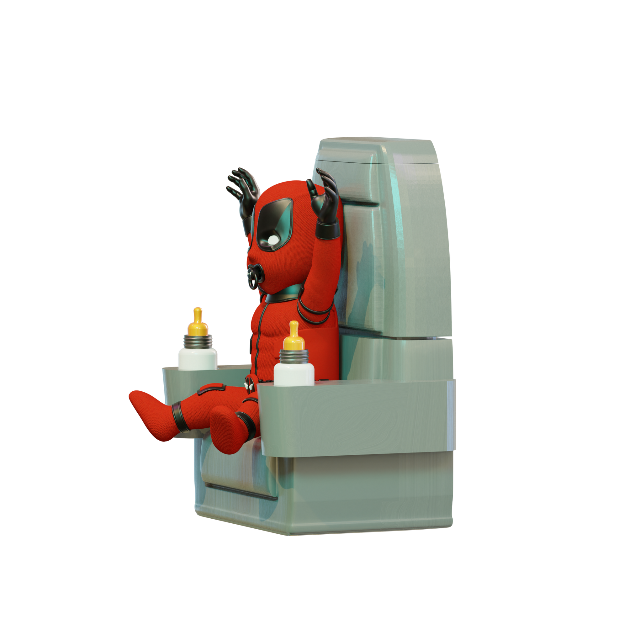 Baby Deadpool Popcorn Bucket — Nikko Industries