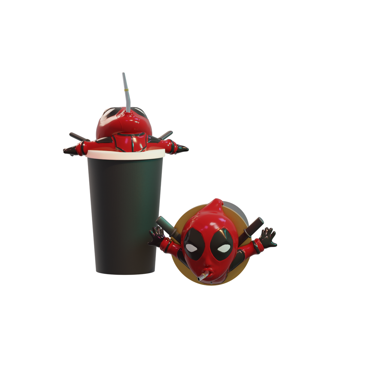 Deadpool Soda Can Cup — Nikko Industries