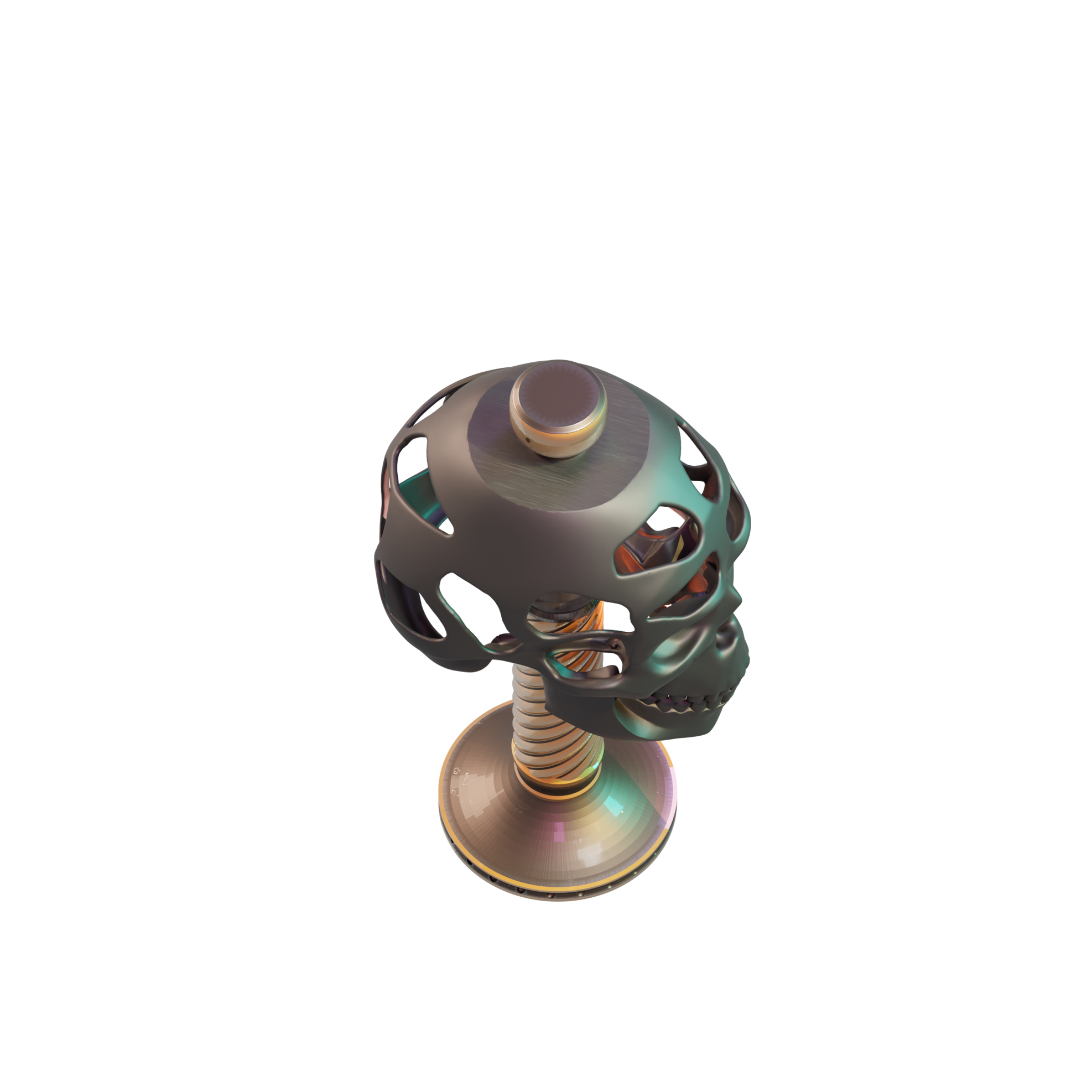 Skull Helmet Display Desktop Version — Nikko Industries