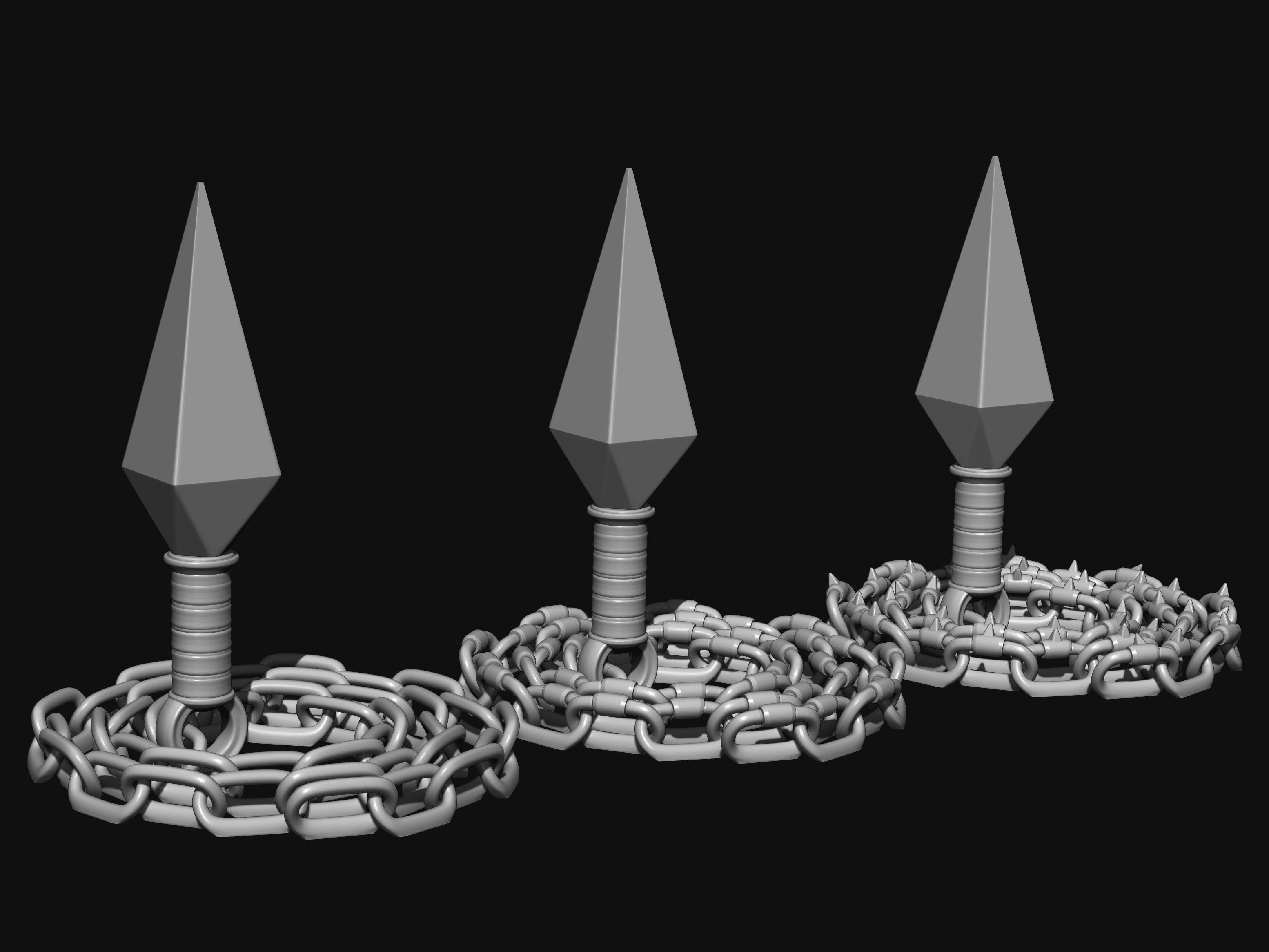 Kunai With Chain Kunai Chain – GNKIdesign