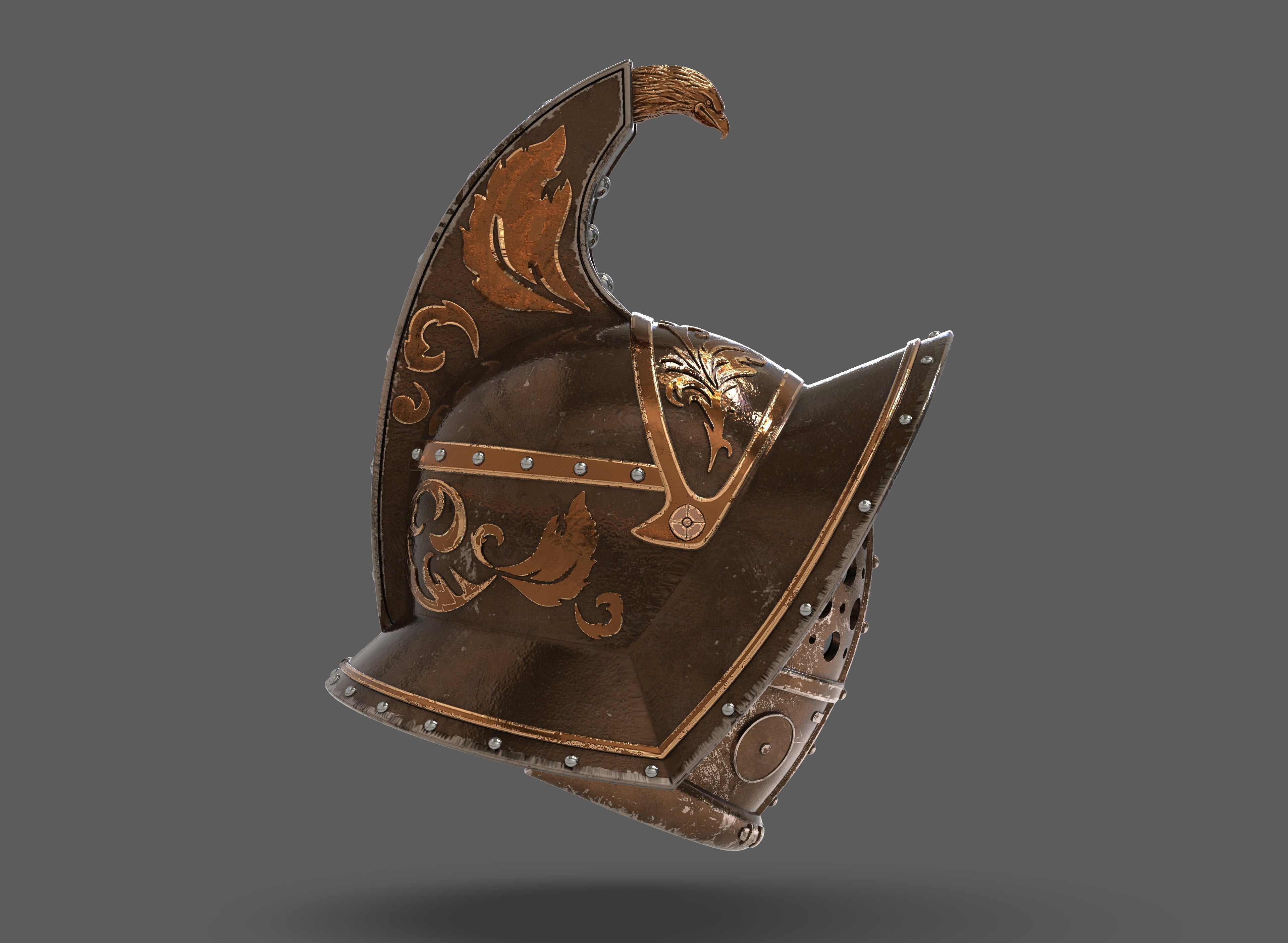 Murmillo Gladiator Helmet