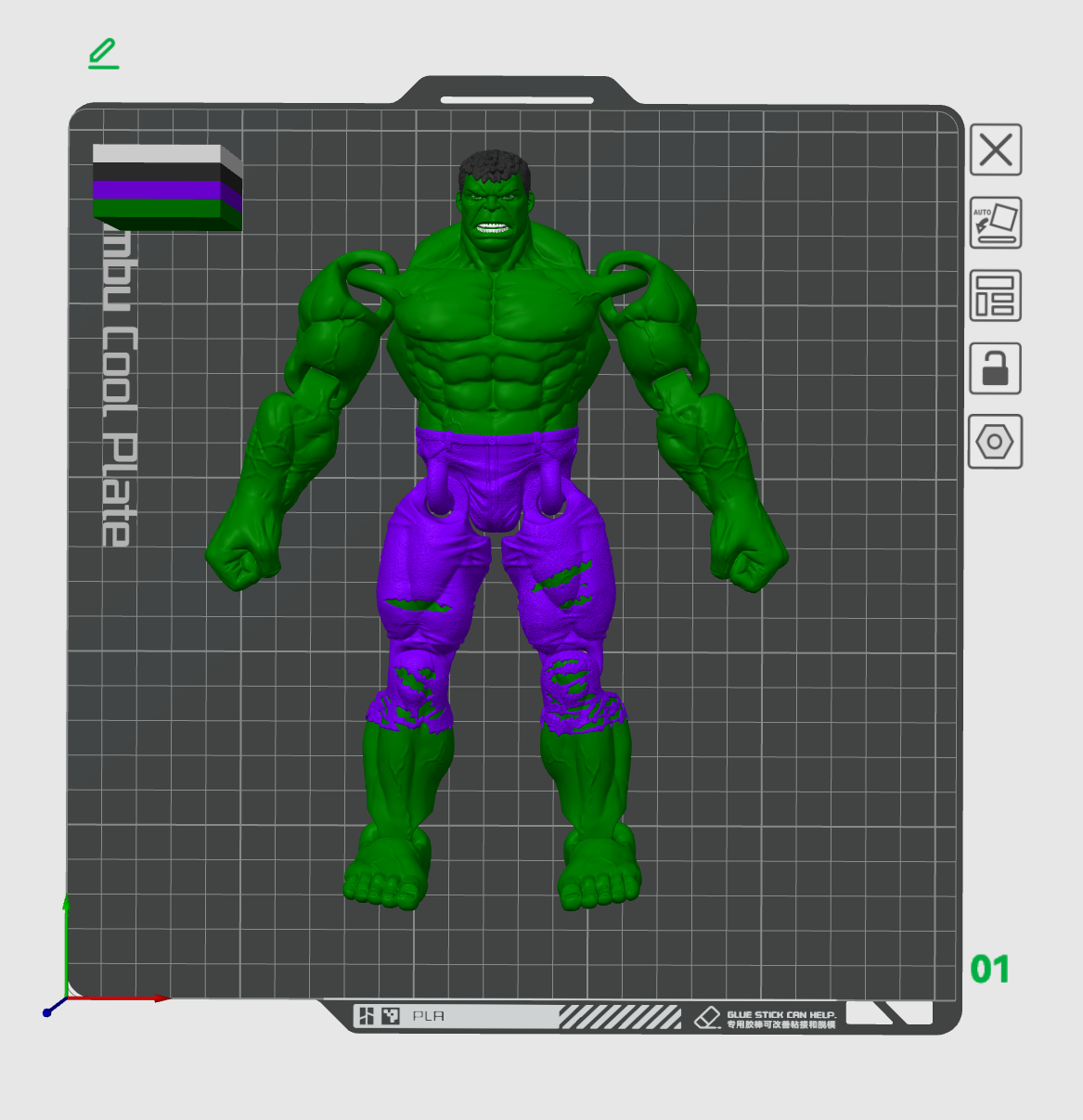 Flexi Hulk Painted — Nikko Industries