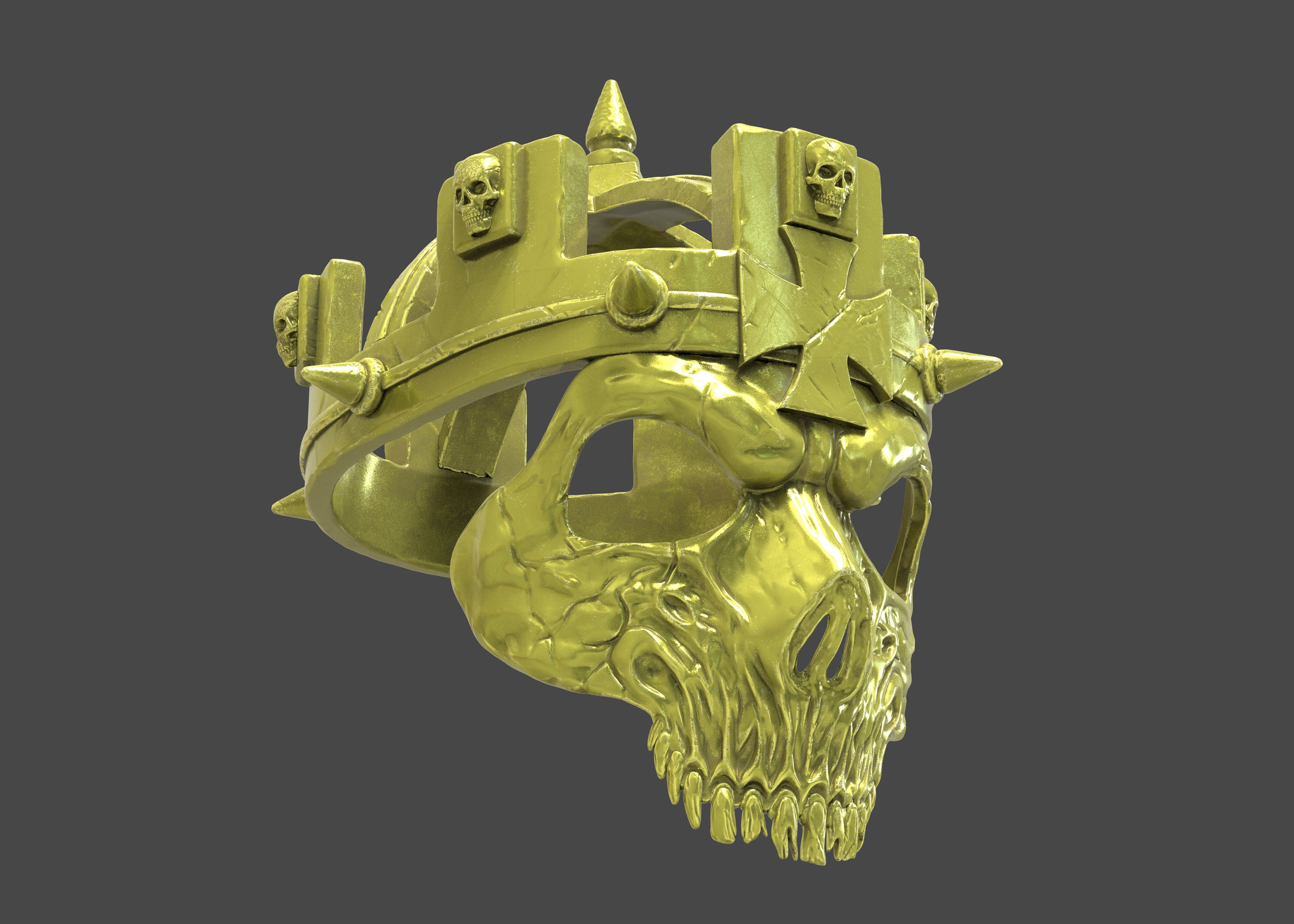 Triple H Skull Crown — Nikko Industries