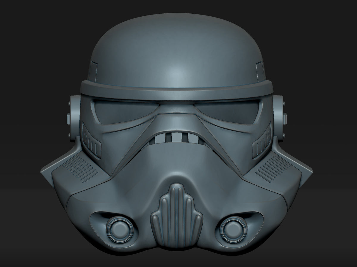 Phase Zero Dark Trooper Helmet STL — Nikko Industries
