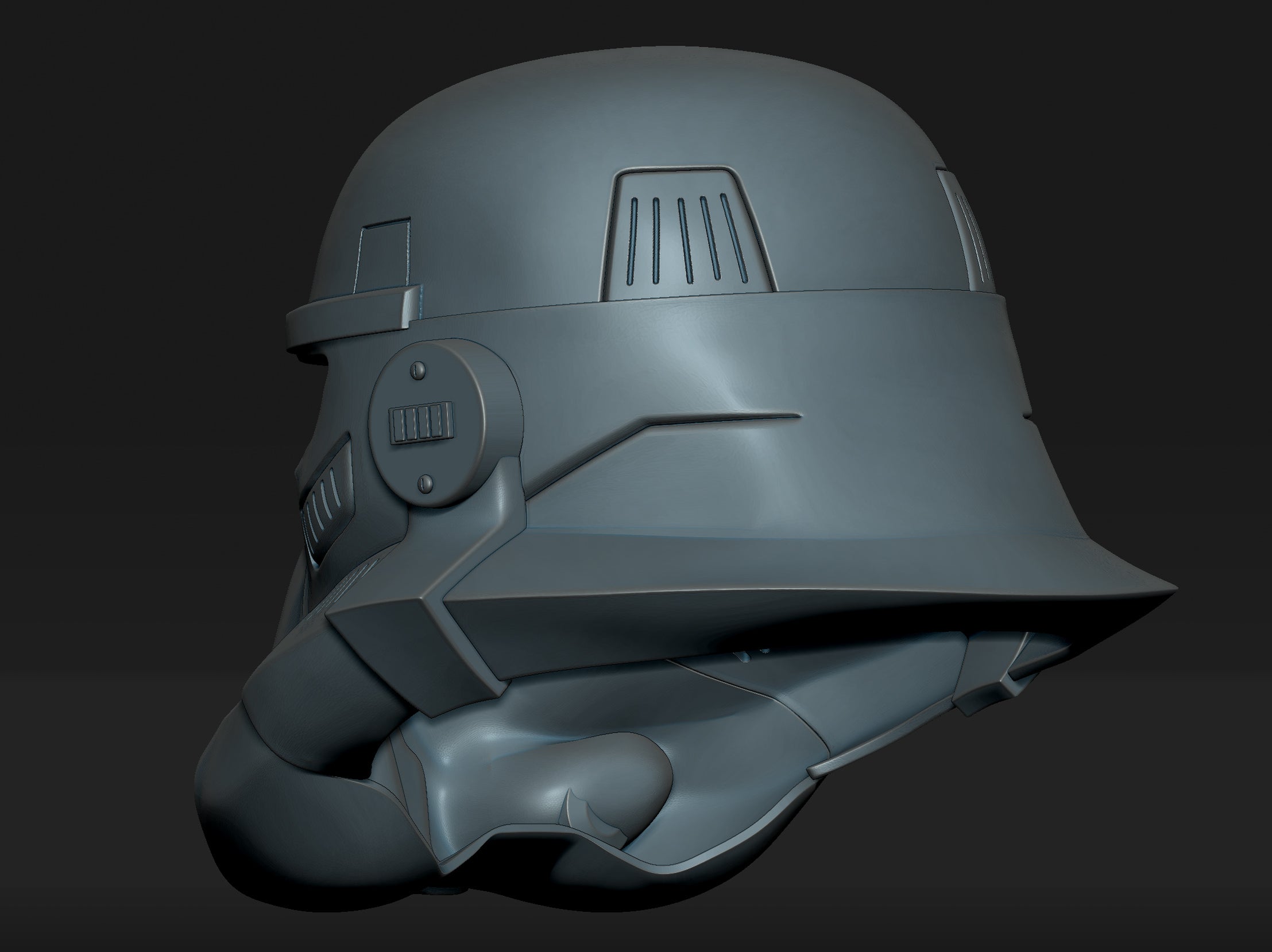 Phase Zero Dark Trooper Helmet STL — Nikko Industries