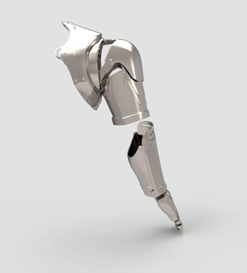 Full Metal Alchemist Edward Elric Arm STL — Nikko Industries