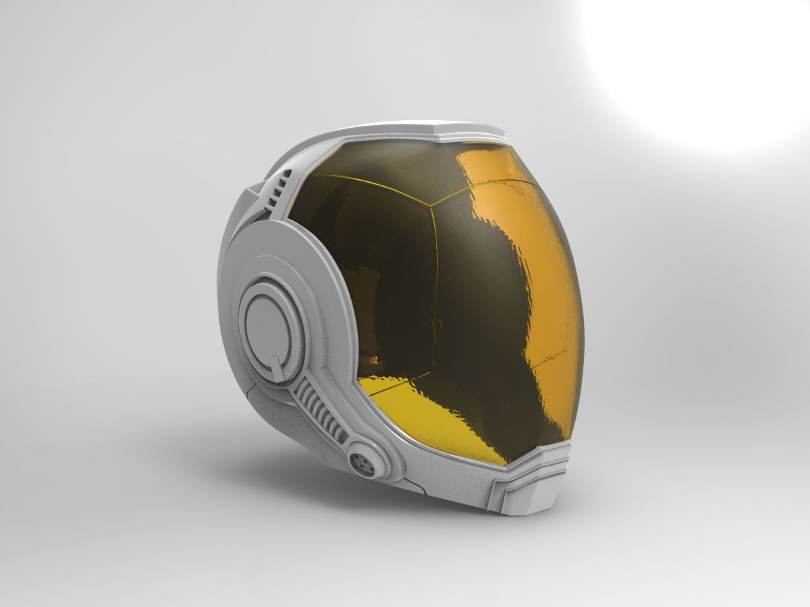 Pacific Rim Jaeger Pilot Helmet STL — Nikko Industries