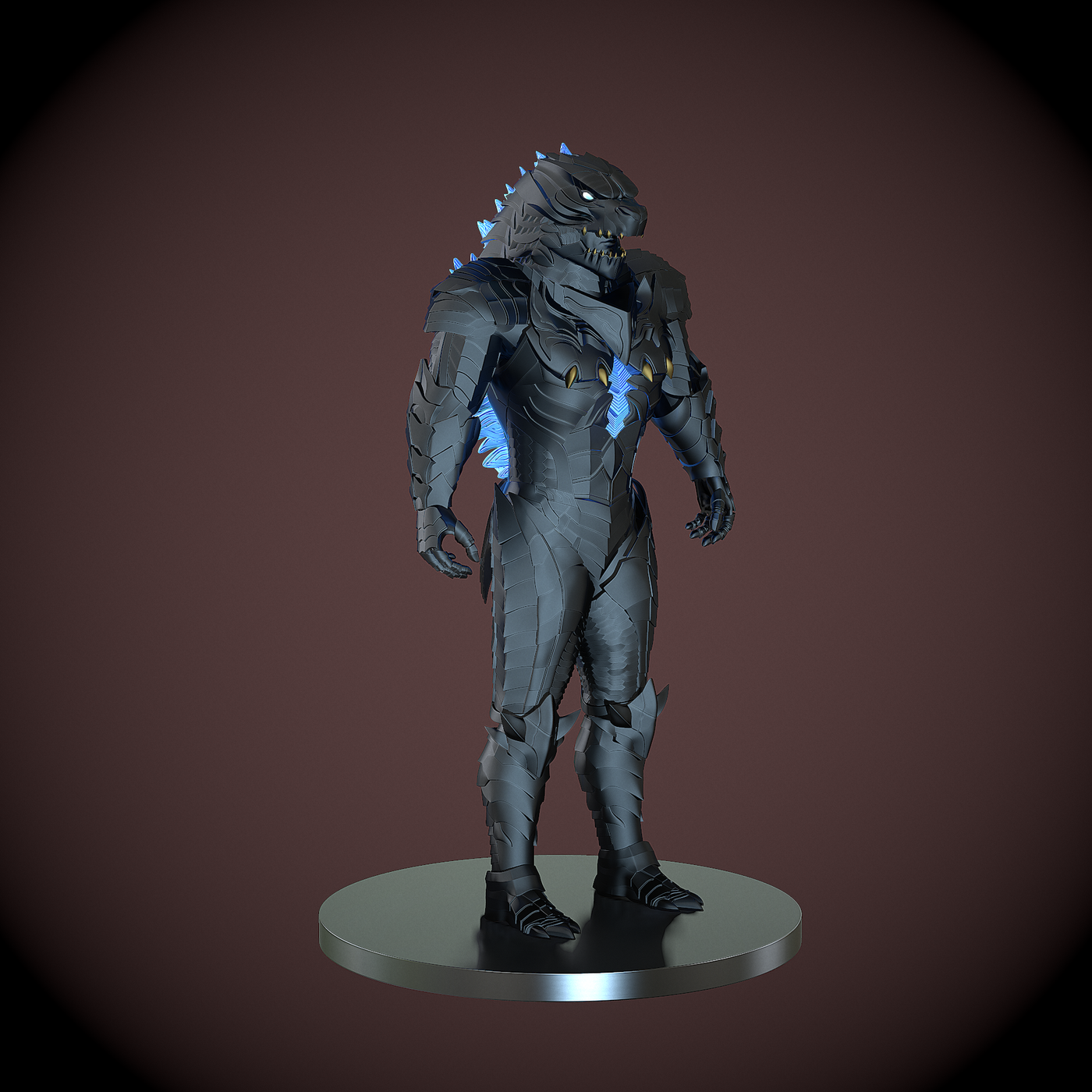 Godzilla Armor 3d Printed Armor STL — Nikko Industries