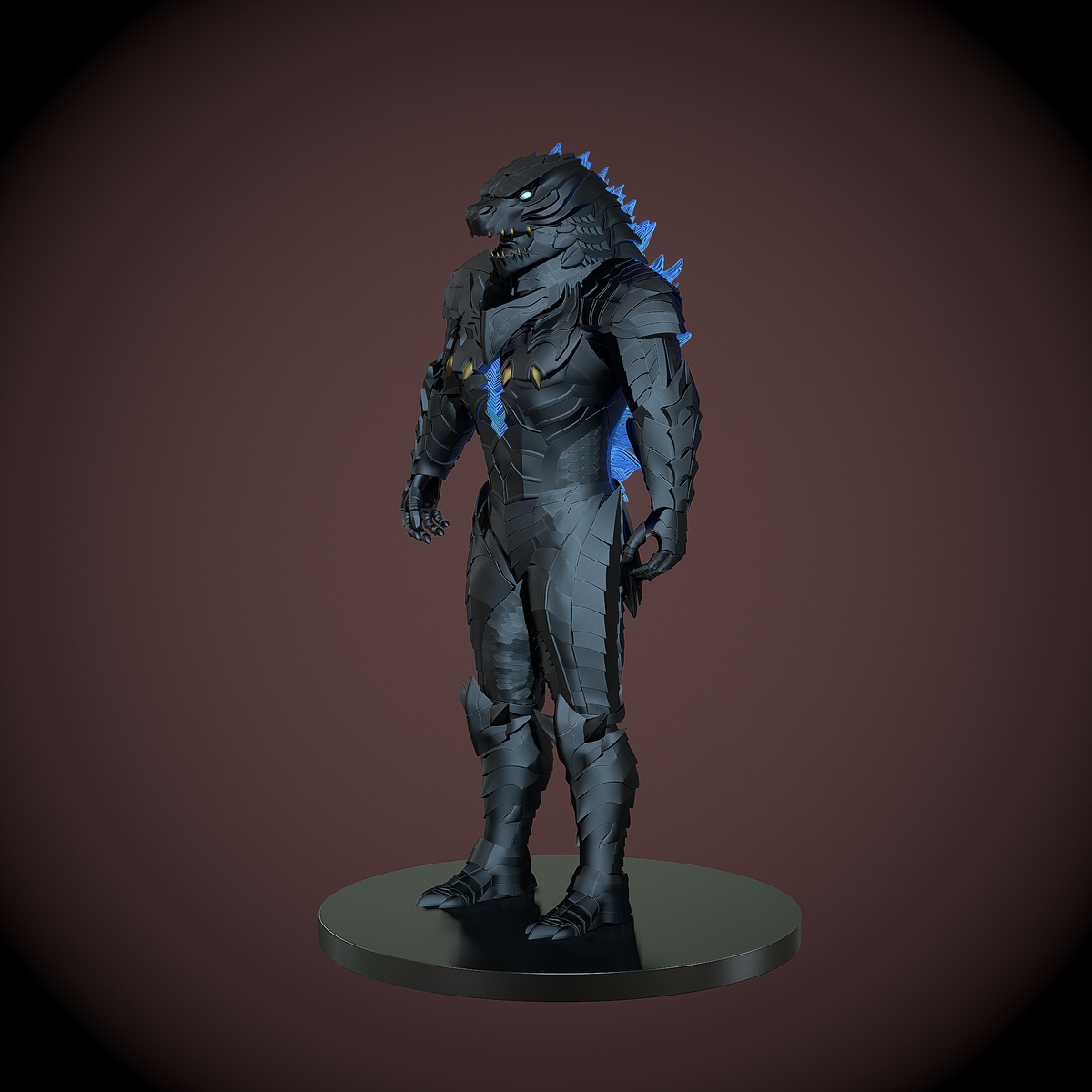 Godzilla Armor 3d Printed Armor STL — Nikko Industries