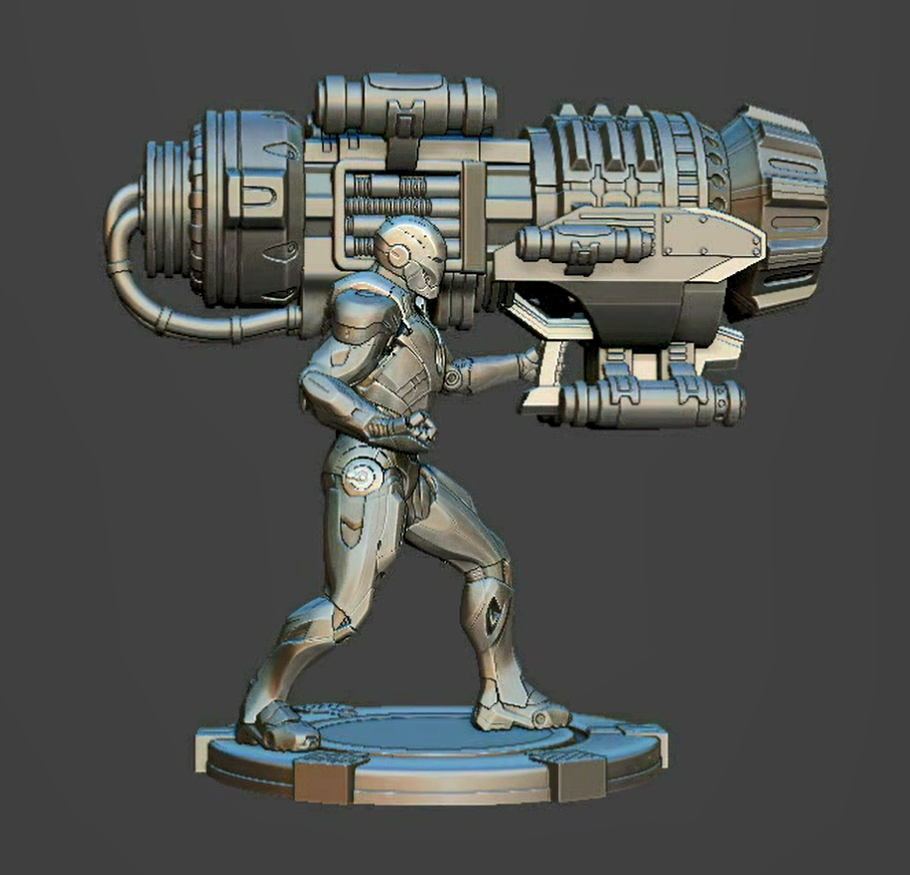 Iron Man MK7 Proton Cannon stl — Nikko Industries