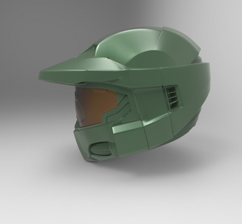 Halo Infinite Master Chief Helmet STL — Nikko Industries