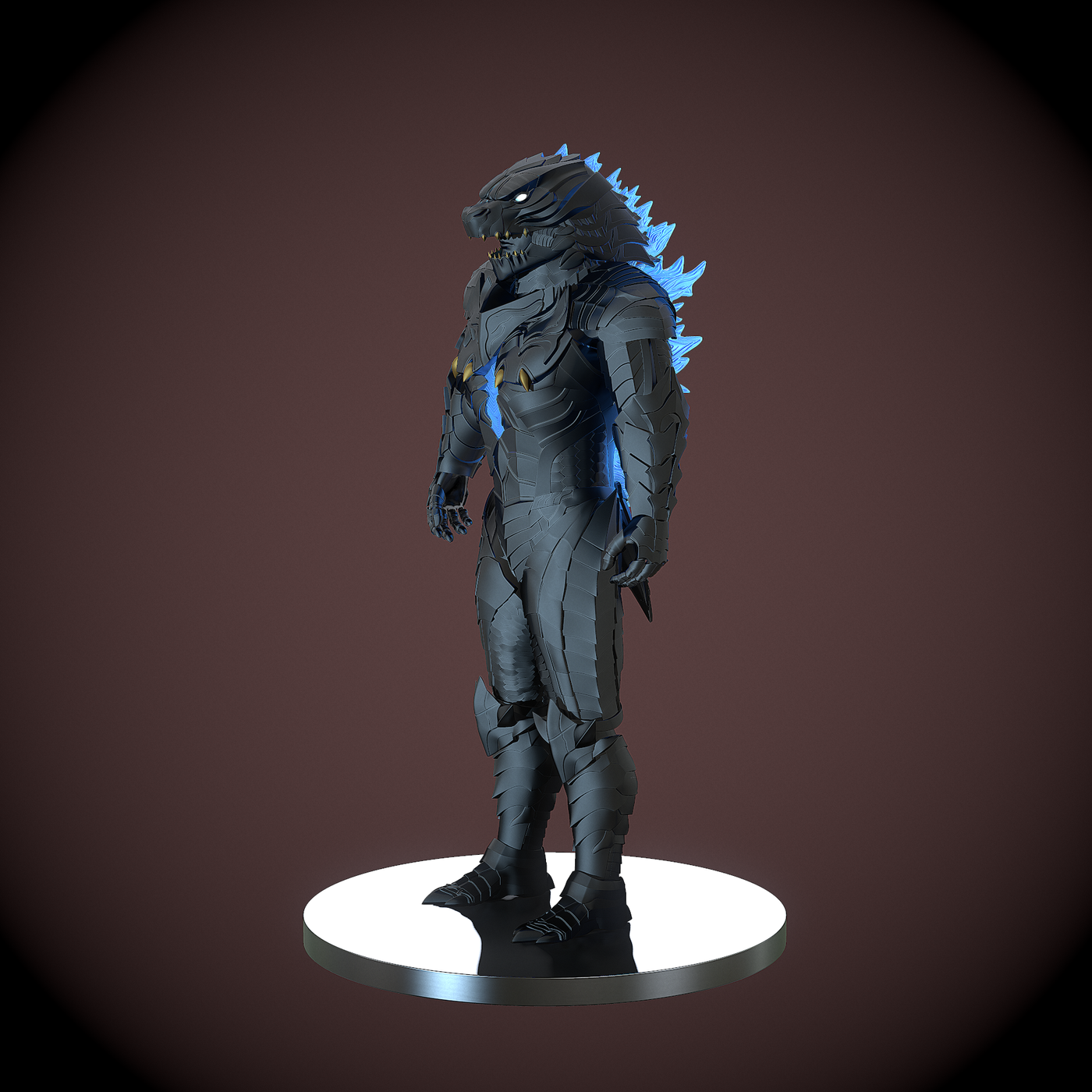 Godzilla Armor 3d Printed Armor STL — Nikko Industries