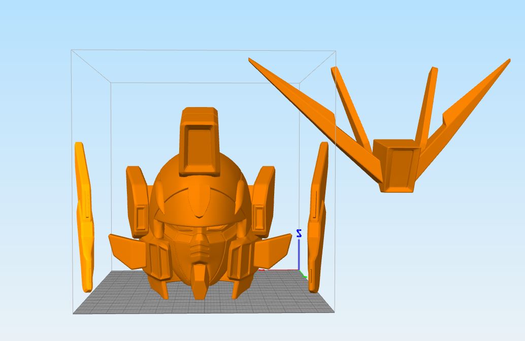 Gundam Wing Zero Head