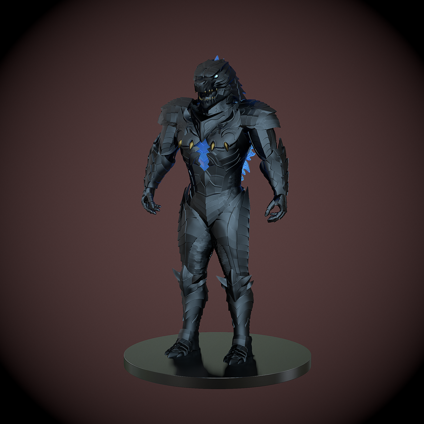 Godzilla Armor 3d Printed Armor STL — Nikko Industries