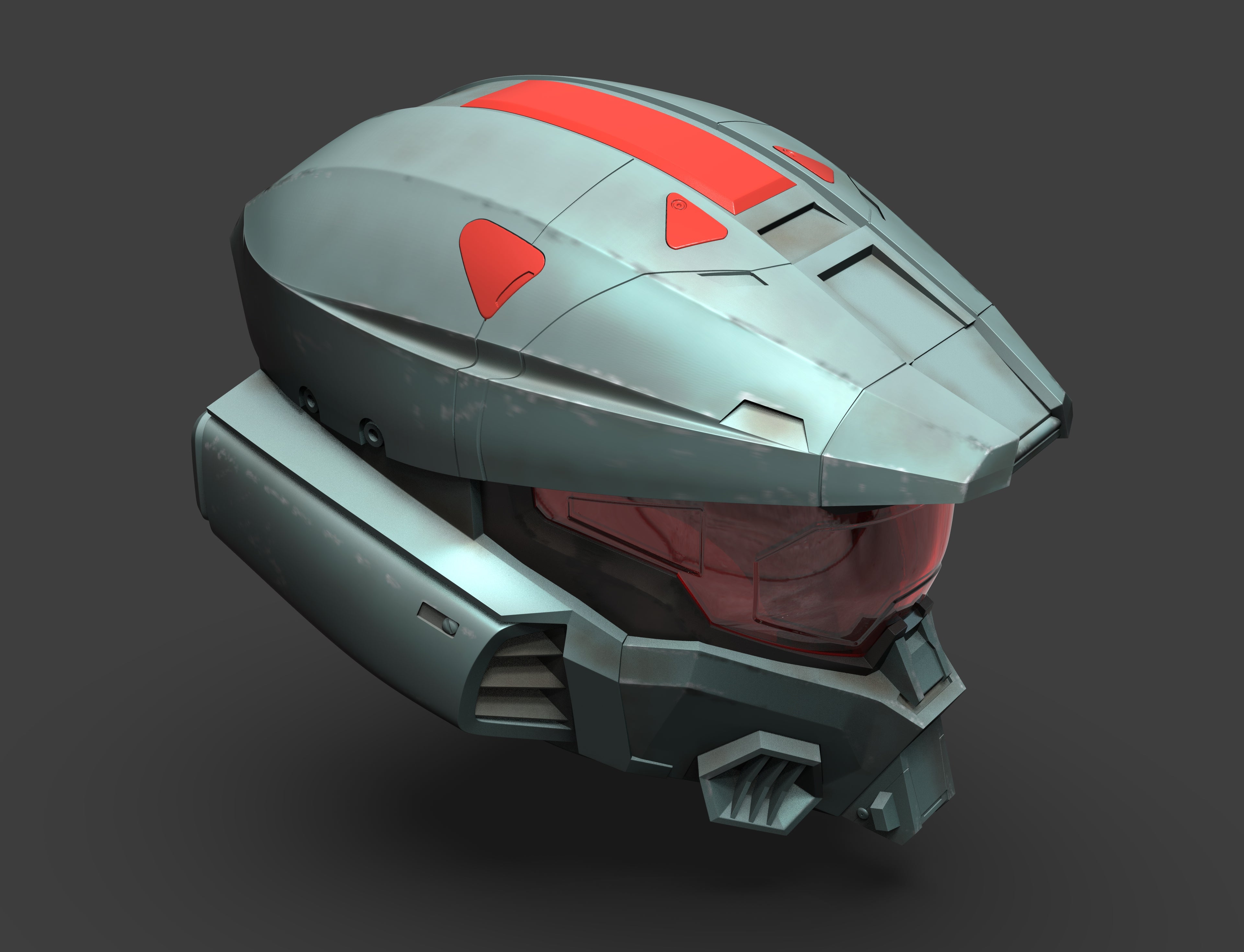 Halo Spartan Helmet Side View