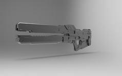 Halo Railgun stl — Nikko Industries