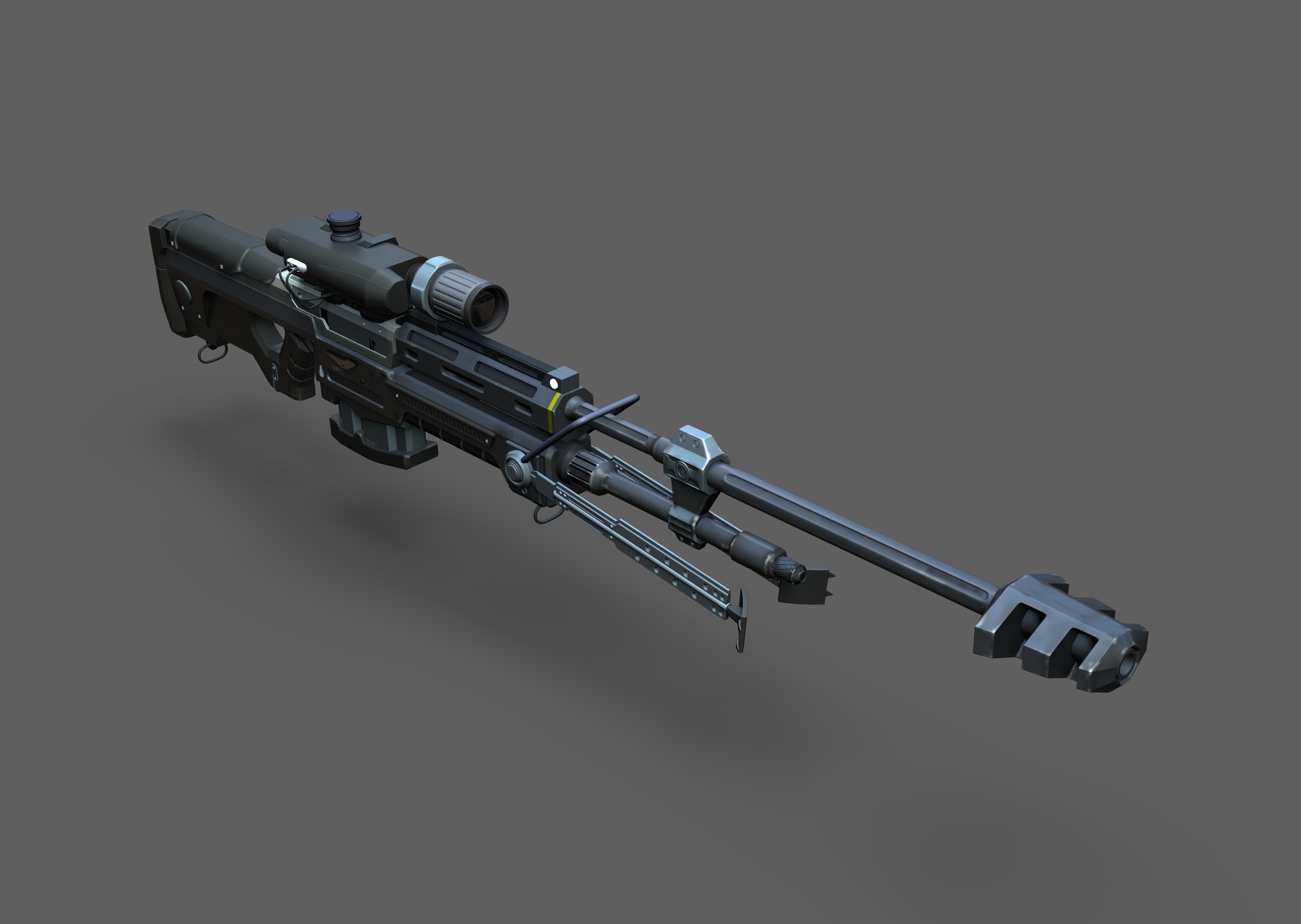 Halo SRS99 50Cal Sniper Rifle STL — Nikko Industries
