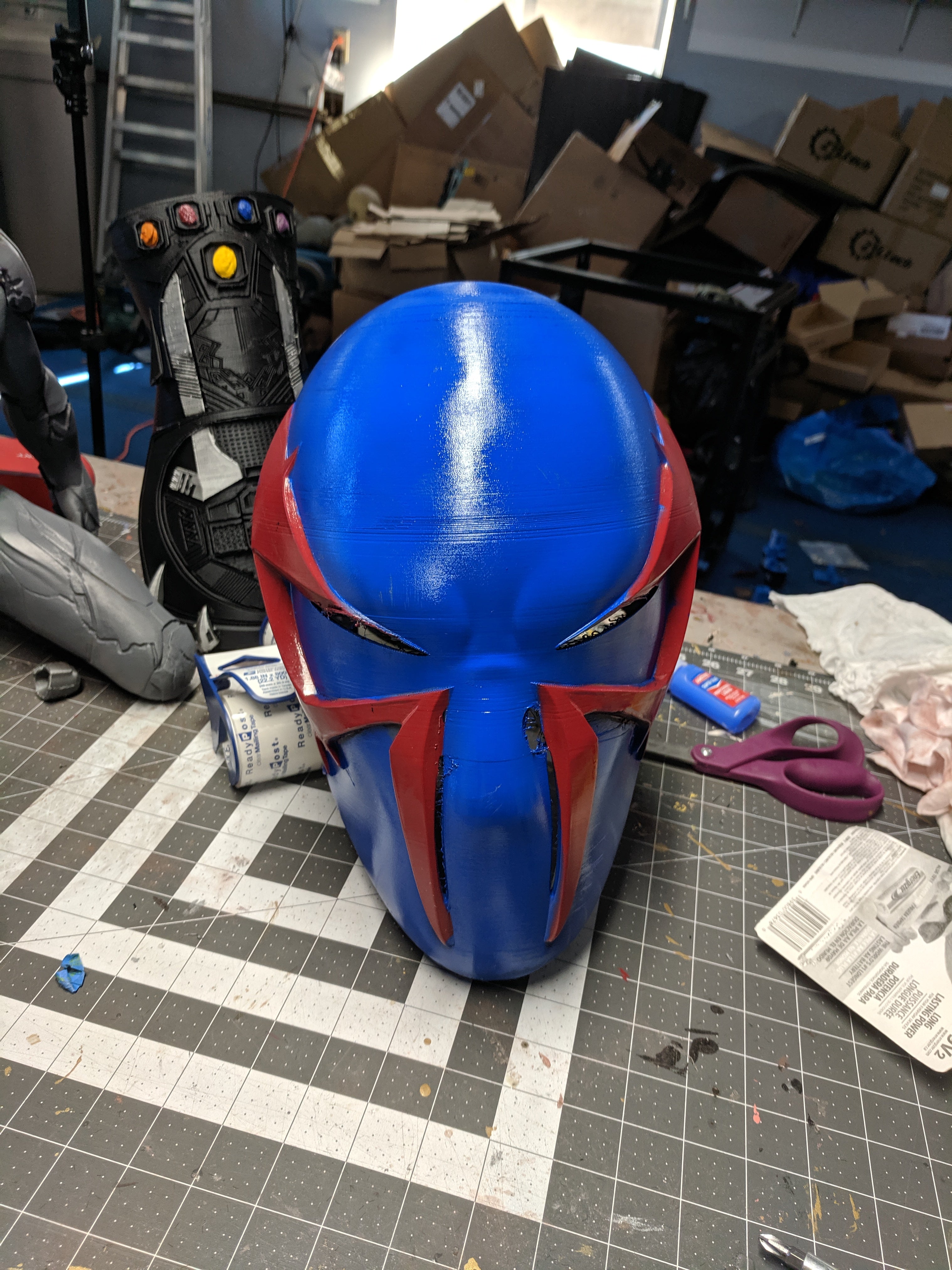 How To Draw Spiderman 2099 Mask