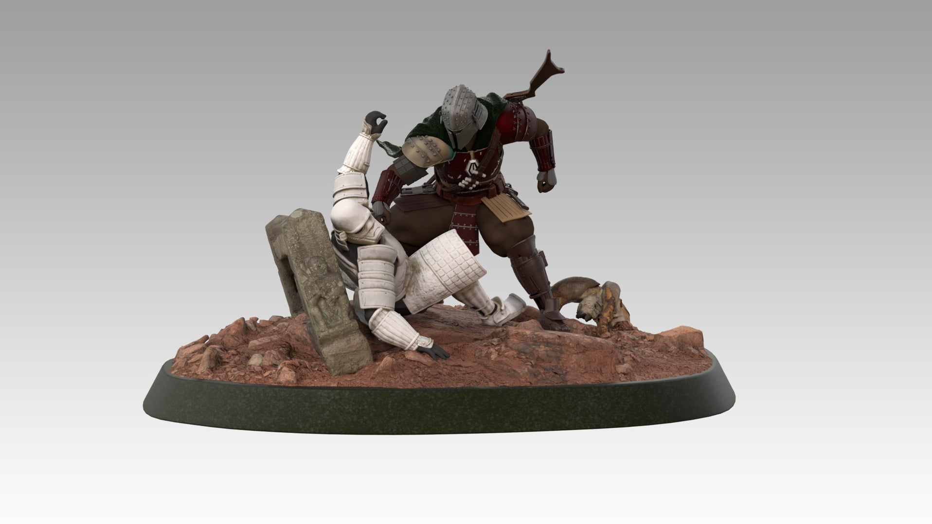 Mando Samurai Figure STL — Nikko Industries