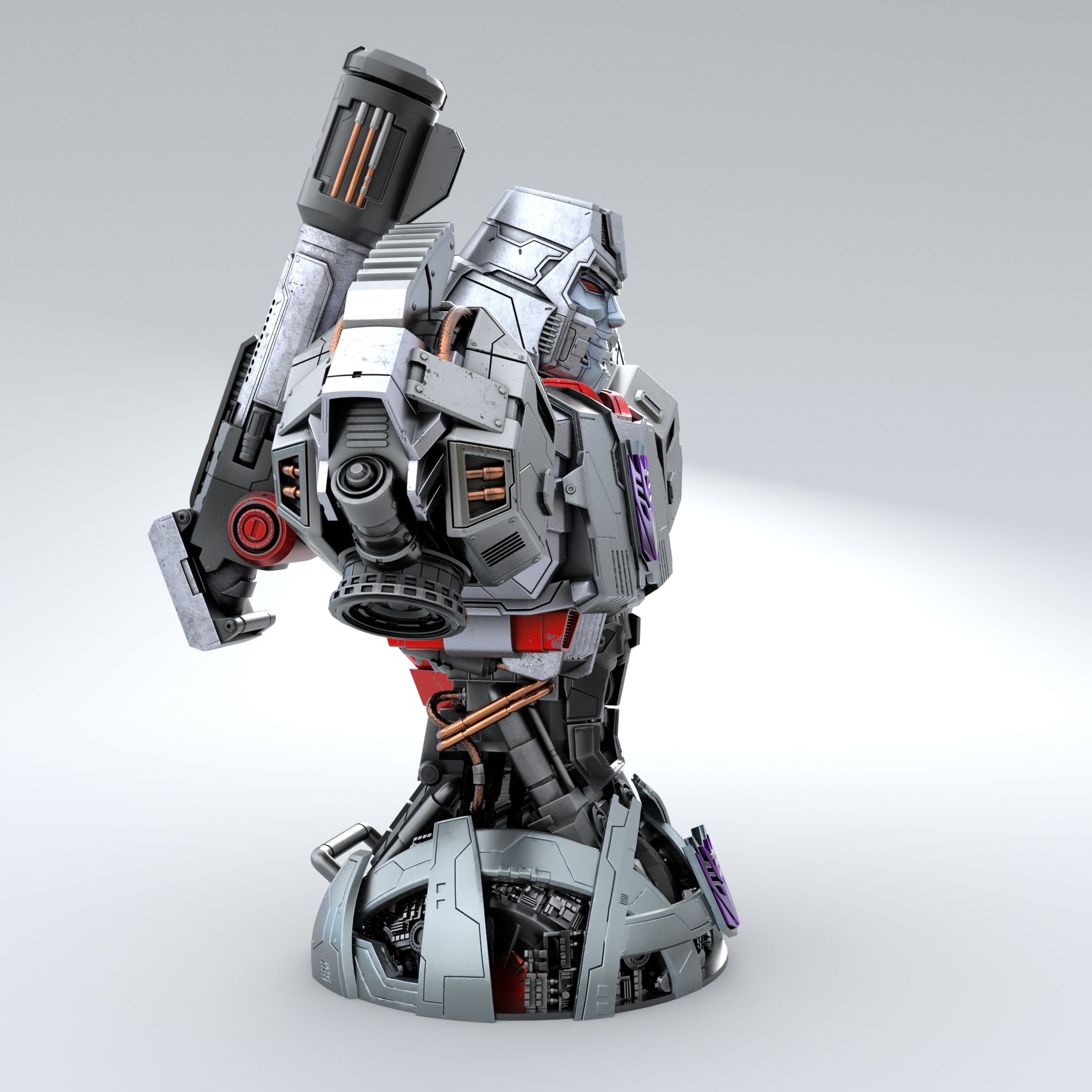 Megatron Bust STL — Nikko Industries
