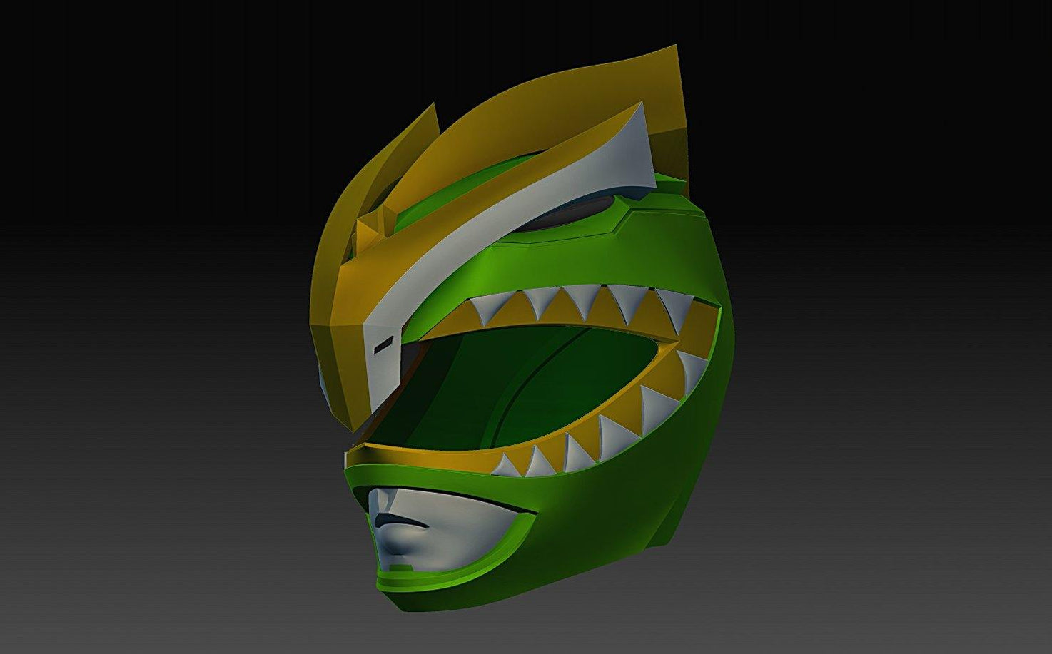 New Green Ranger Helmet STL — Nikko Industries