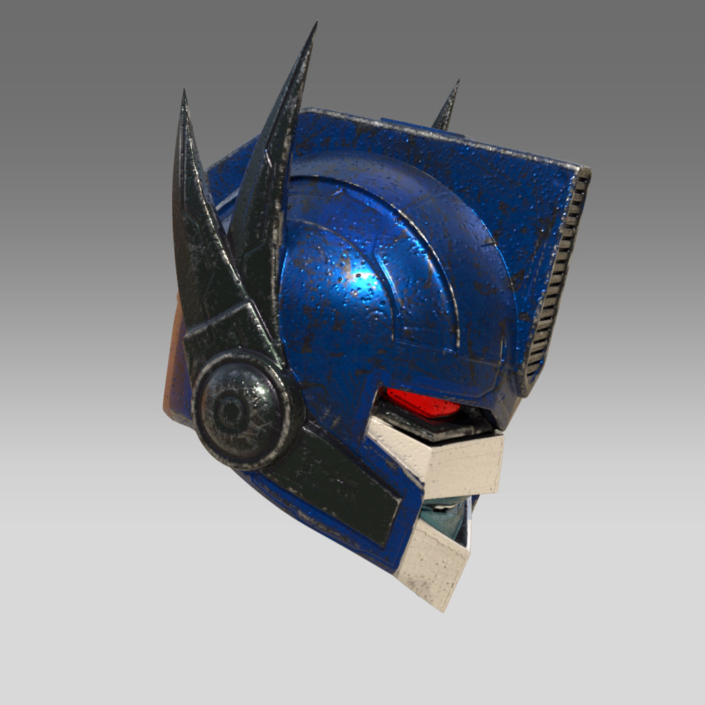 Optimus Prime Head Side View