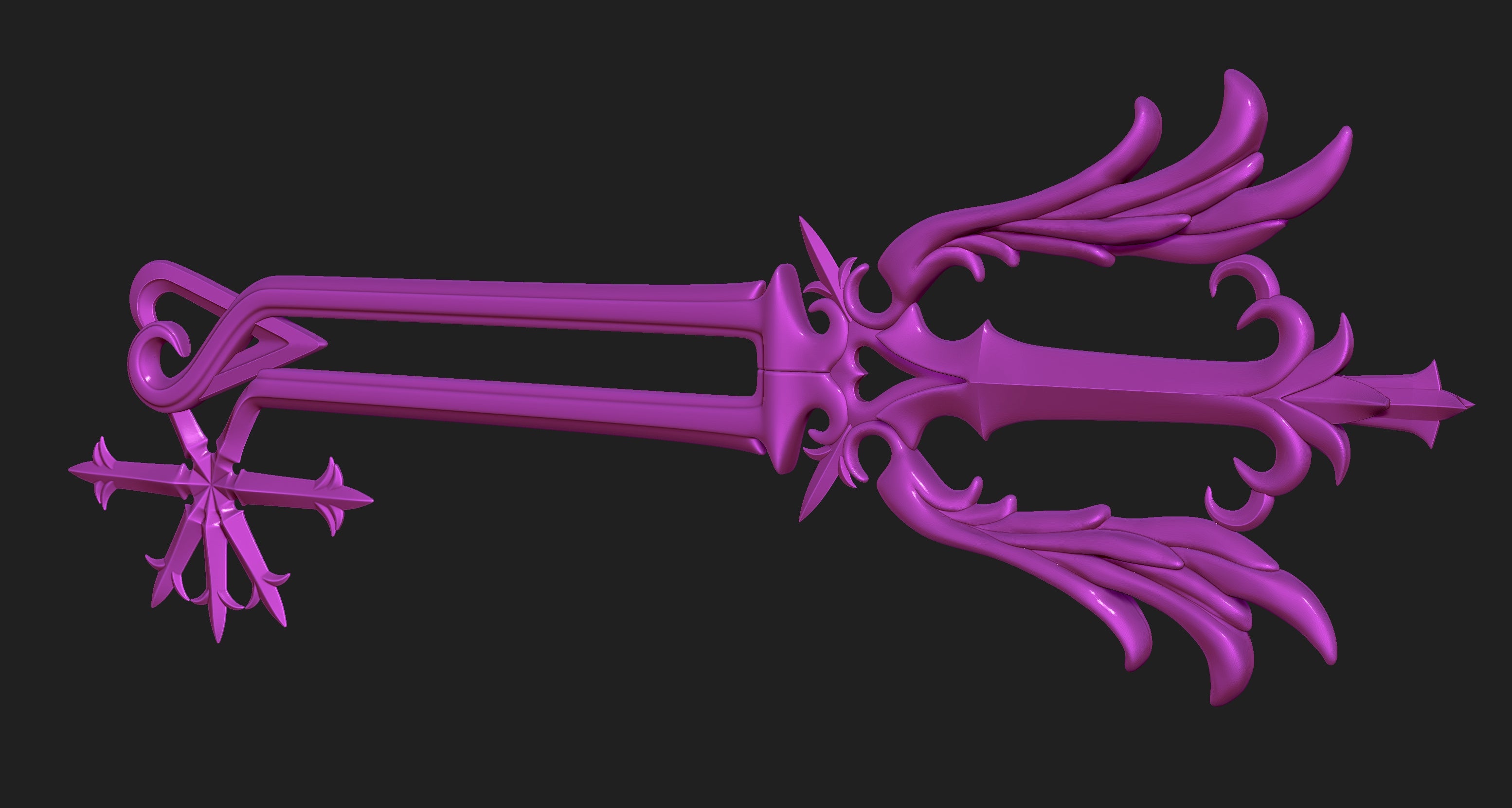 Disegno Keyblade Oathkeeper 1:1 Cosplay Keyed Blade Kingdom Hearts