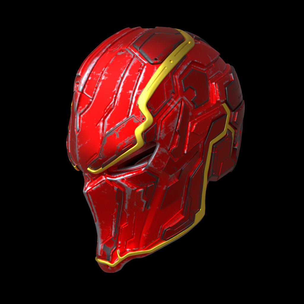 Red Hood Helmet