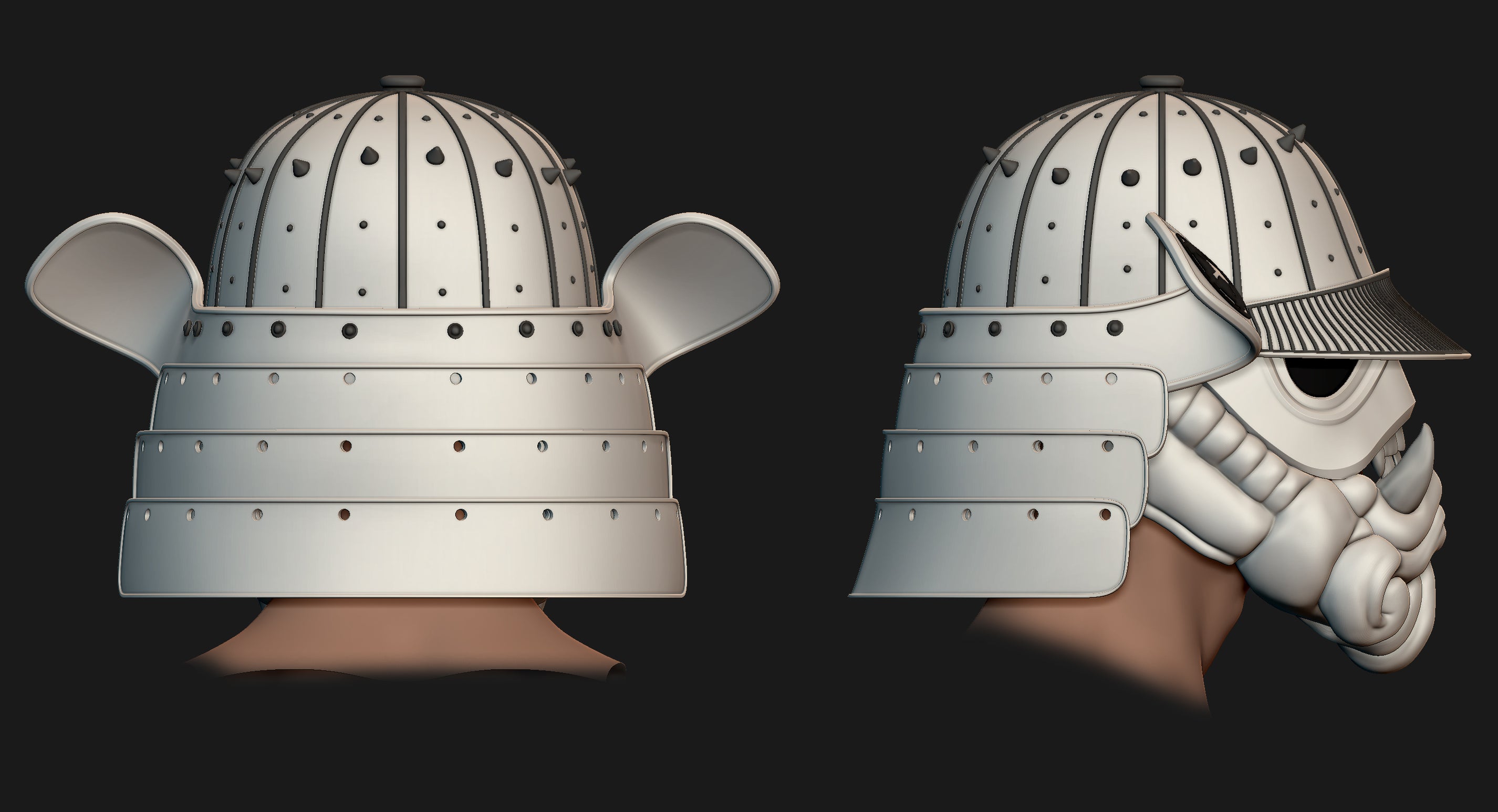 Stormtrooper Samurai Oni Helmet — Nikko Industries