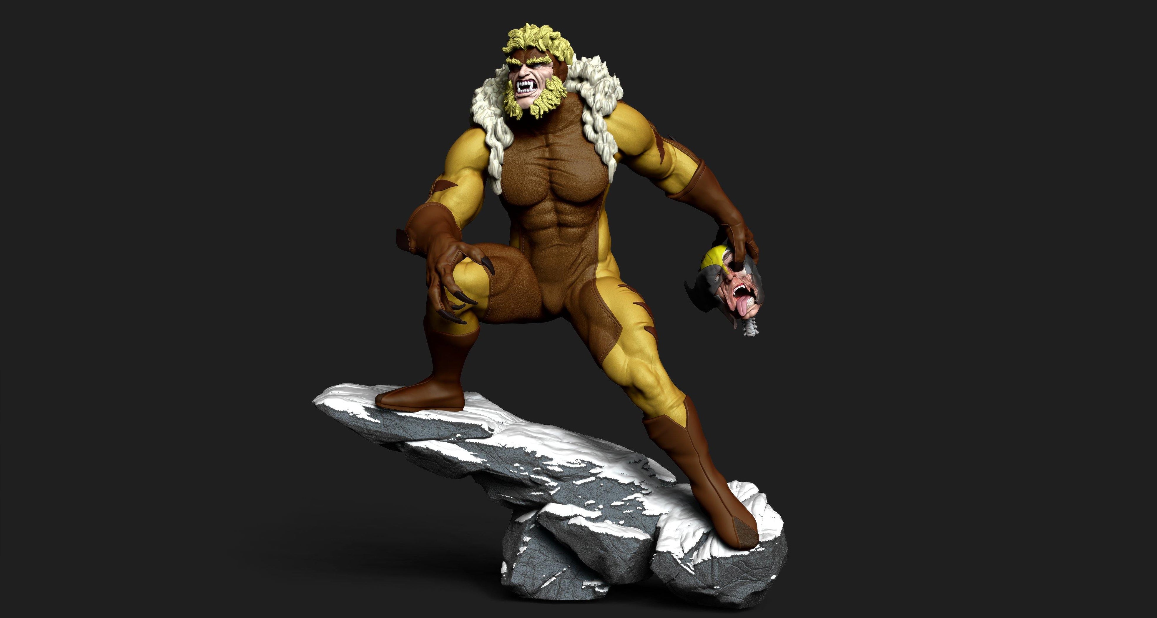 Sabertooth Statue — Nikko Industries