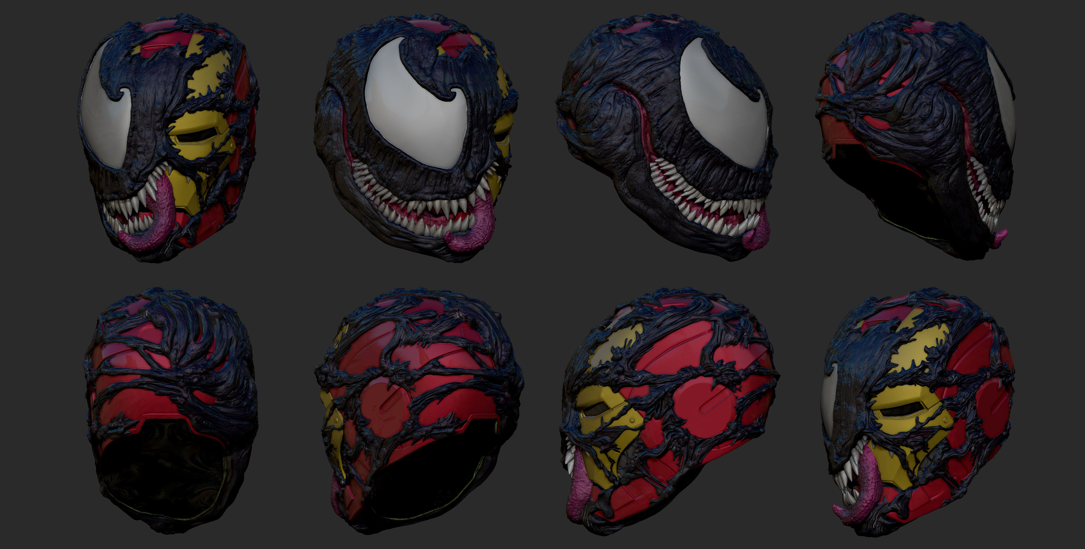 Venomized Iron Man STL — Nikko Industries