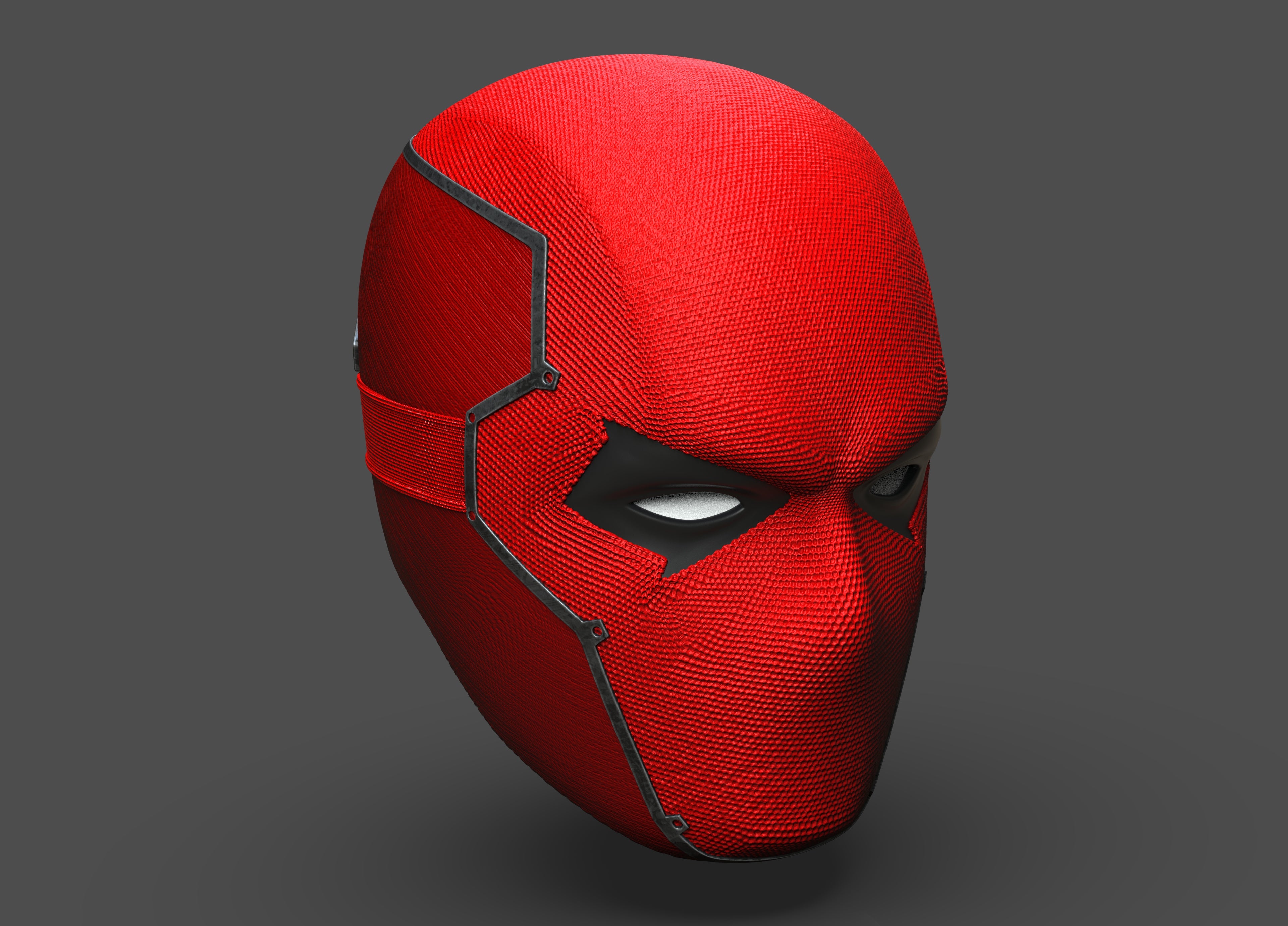 Red Hood Helmet Costume