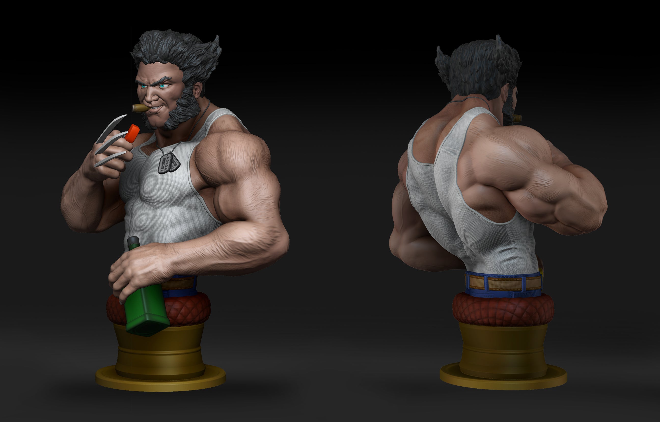 Logan Bust STL — Nikko Industries