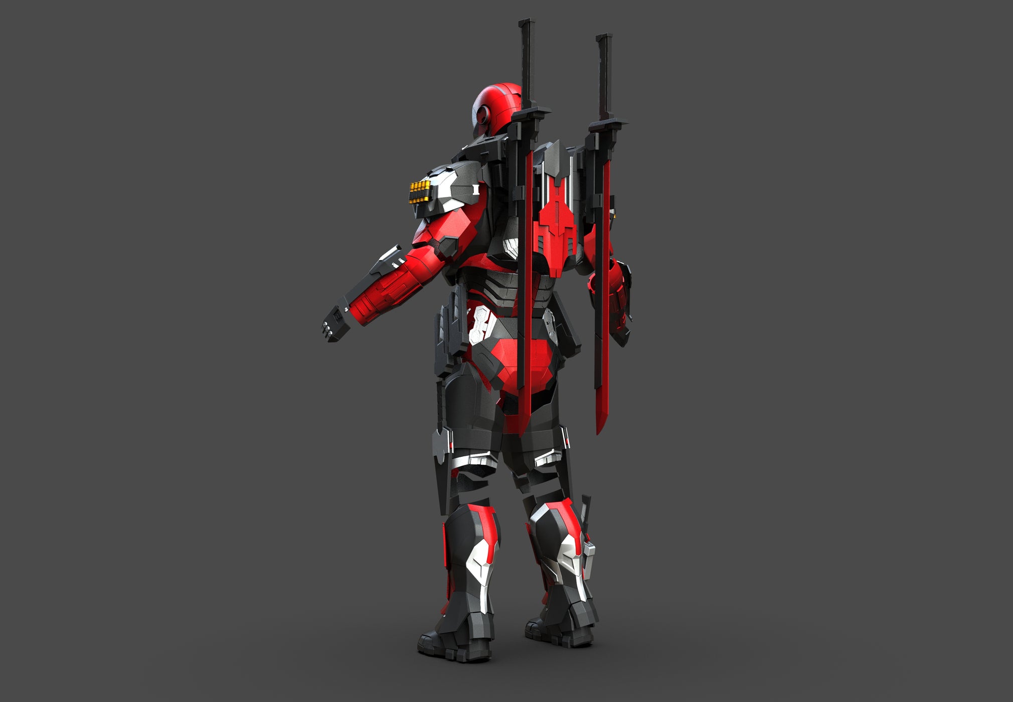 Armored Deadpool STL — Nikko Industries