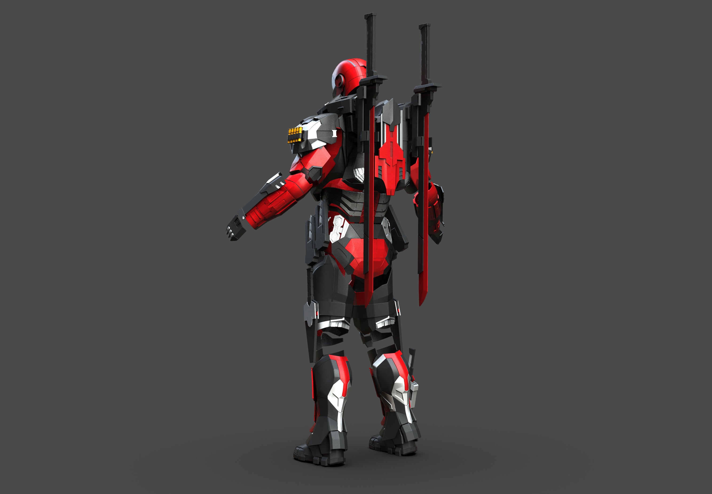 Armored Deadpool STL — Nikko Industries