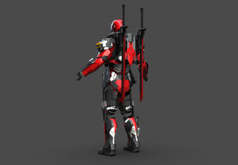 Armored Deadpool STL — Nikko Industries