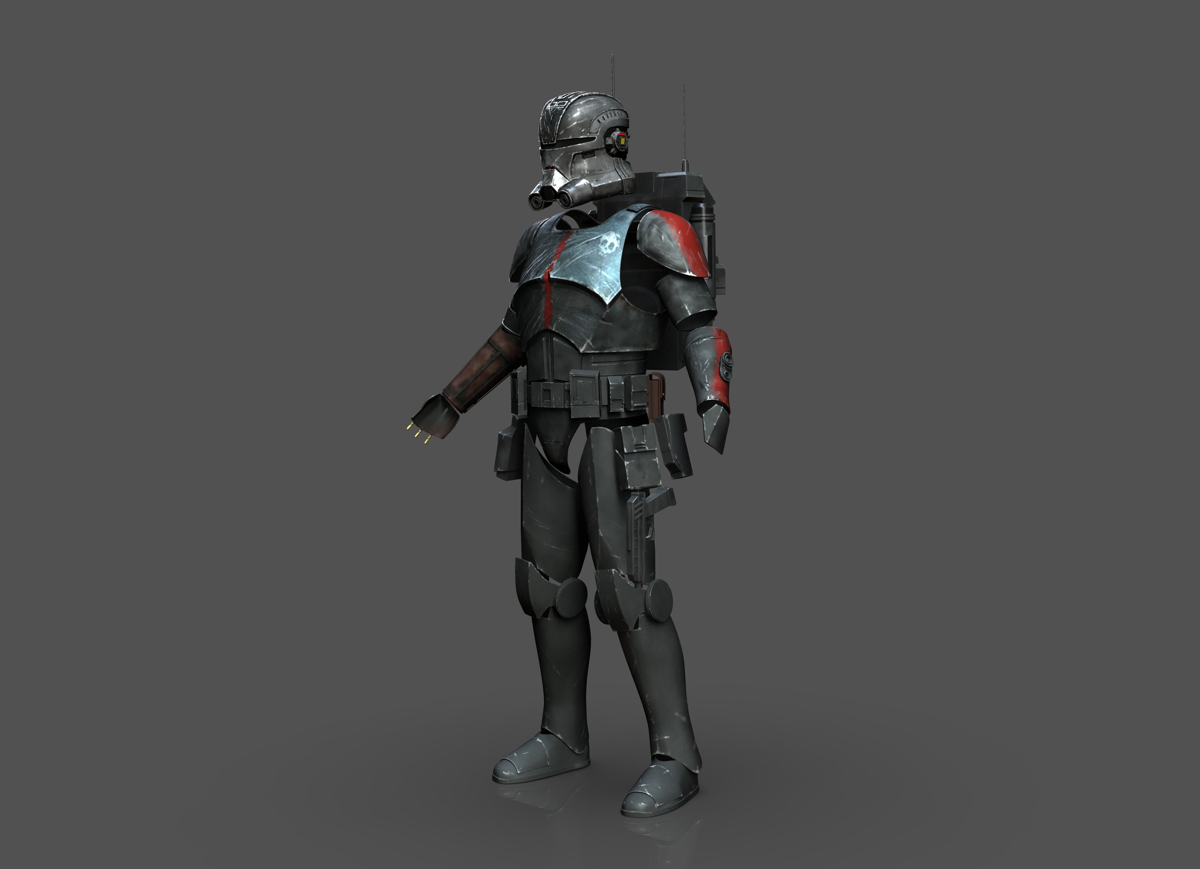 Bad Batch Echo Armor STL — Nikko Industries