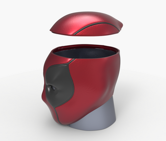 Deadpool Popcorn Bucket STL — Nikko Industries