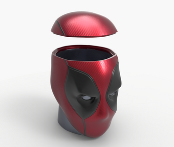 Deadpool Popcorn Bucket STL — Nikko Industries