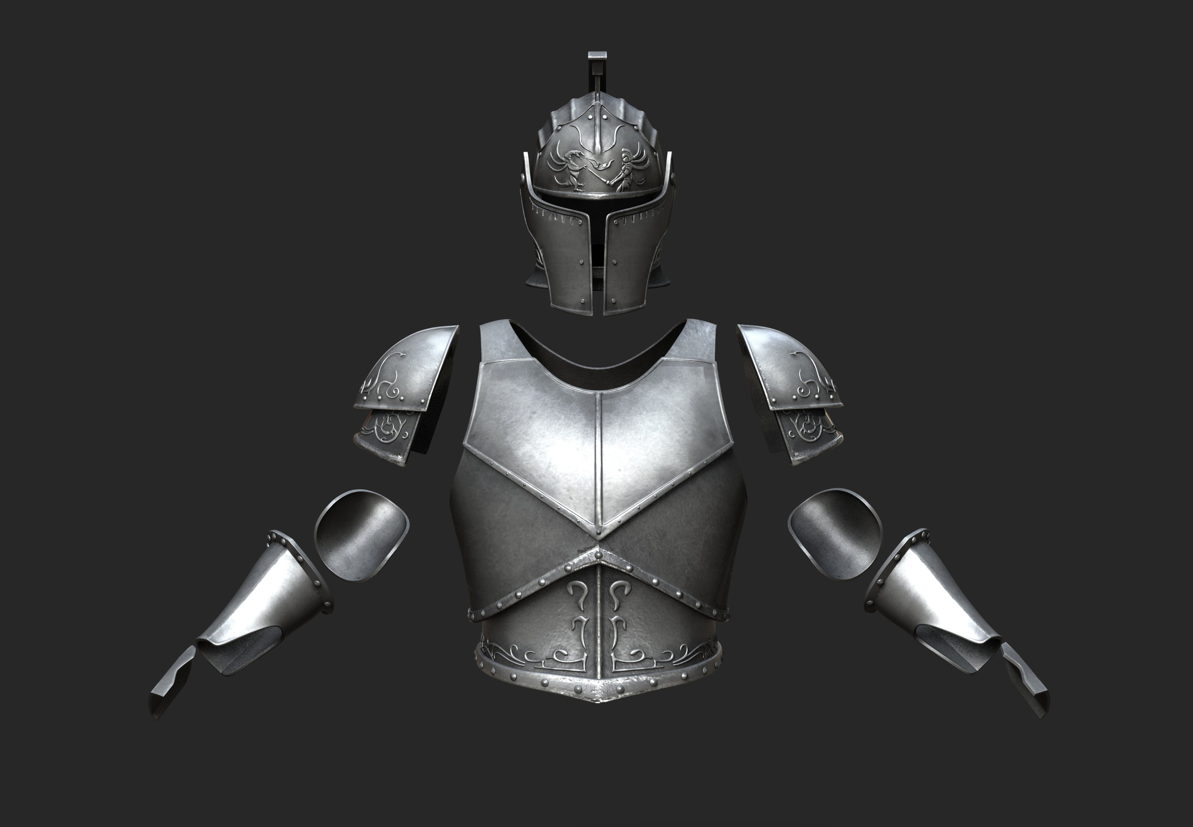 Dark Souls Faraam Armor STL — Nikko Industries