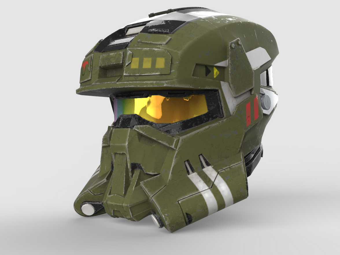 Halo EoD Helmet STL — Nikko Industries