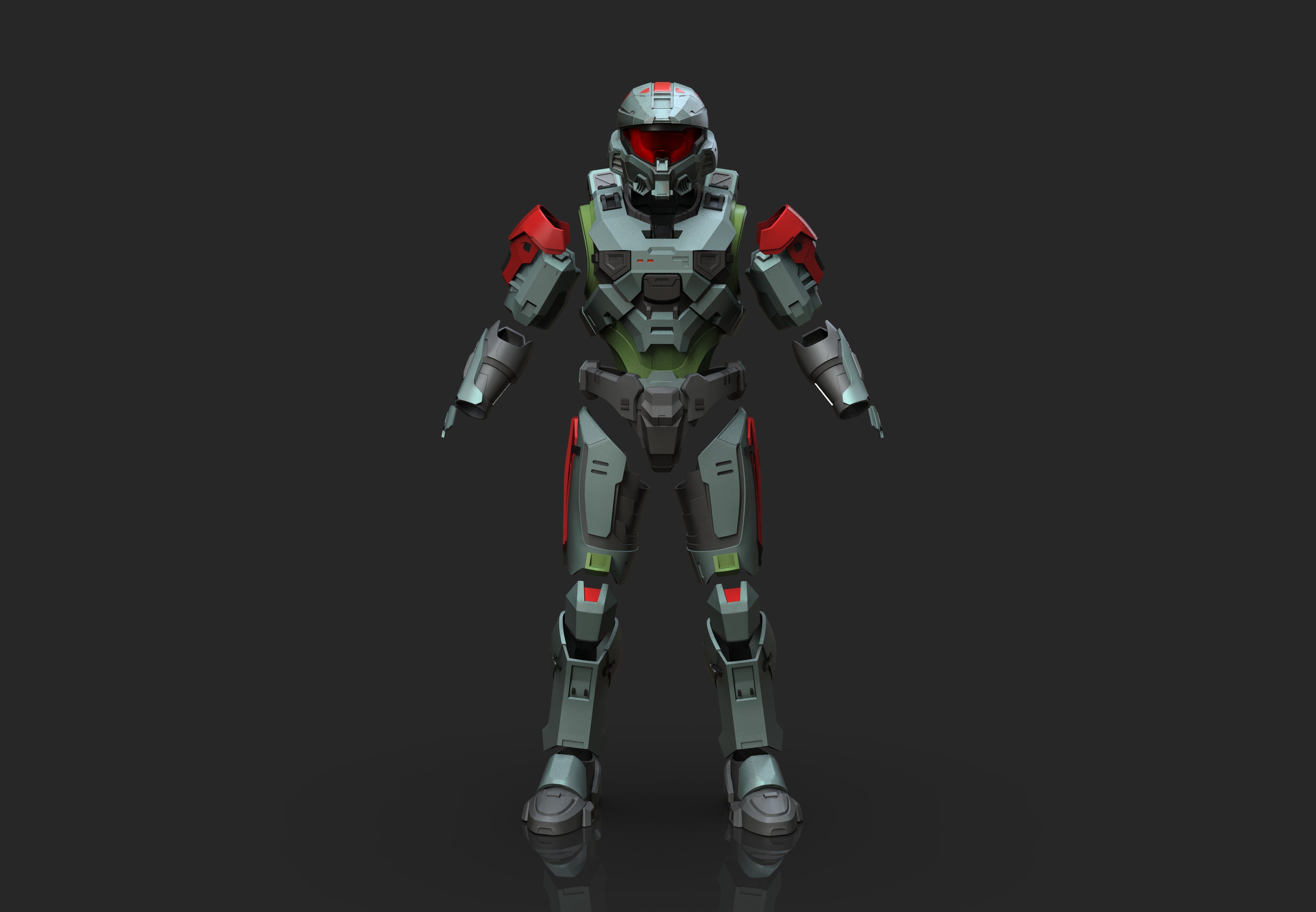 Halo MK7 Full Armor STL — Nikko Industries