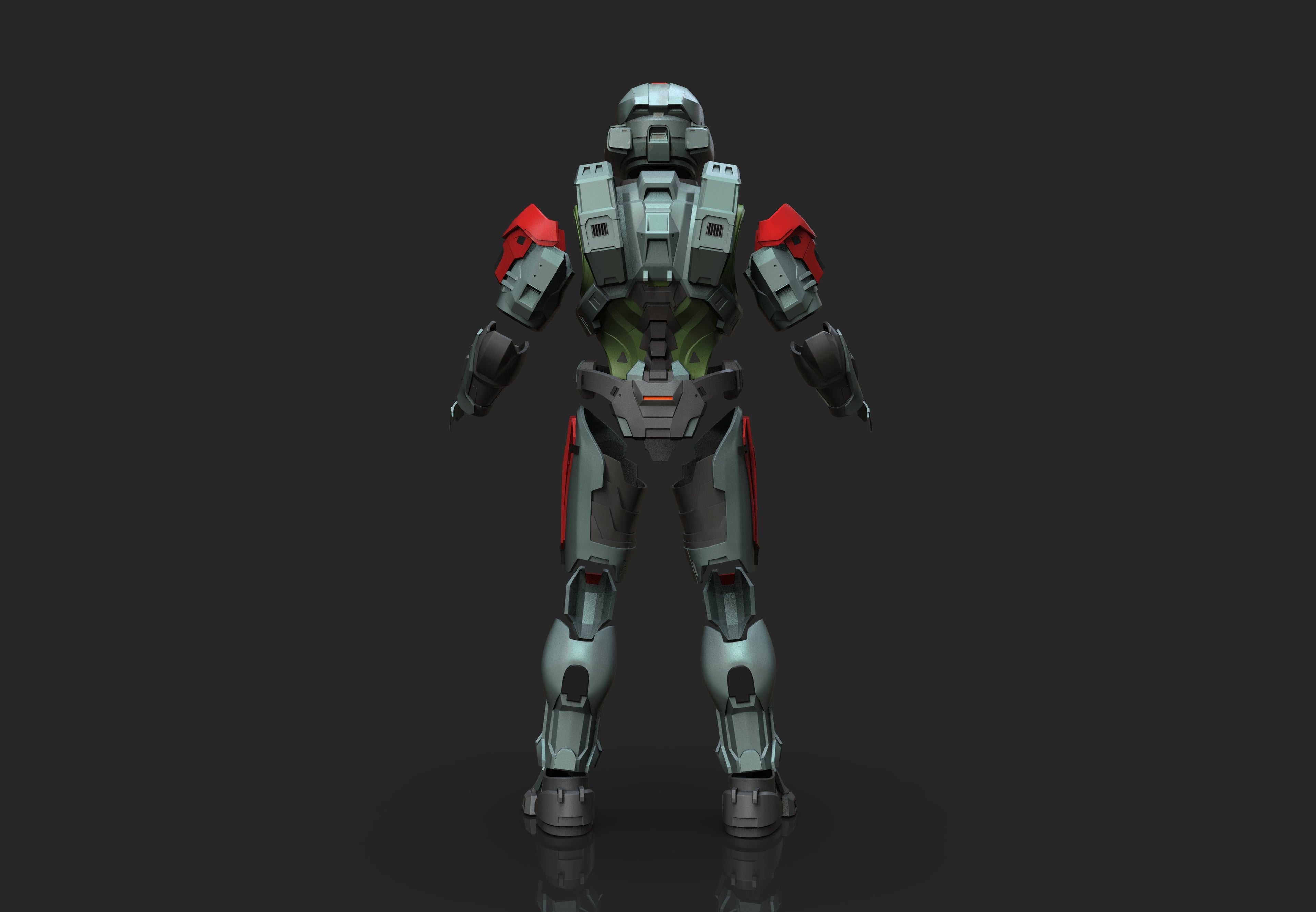 Halo MK7 Full Armor STL — Nikko Industries