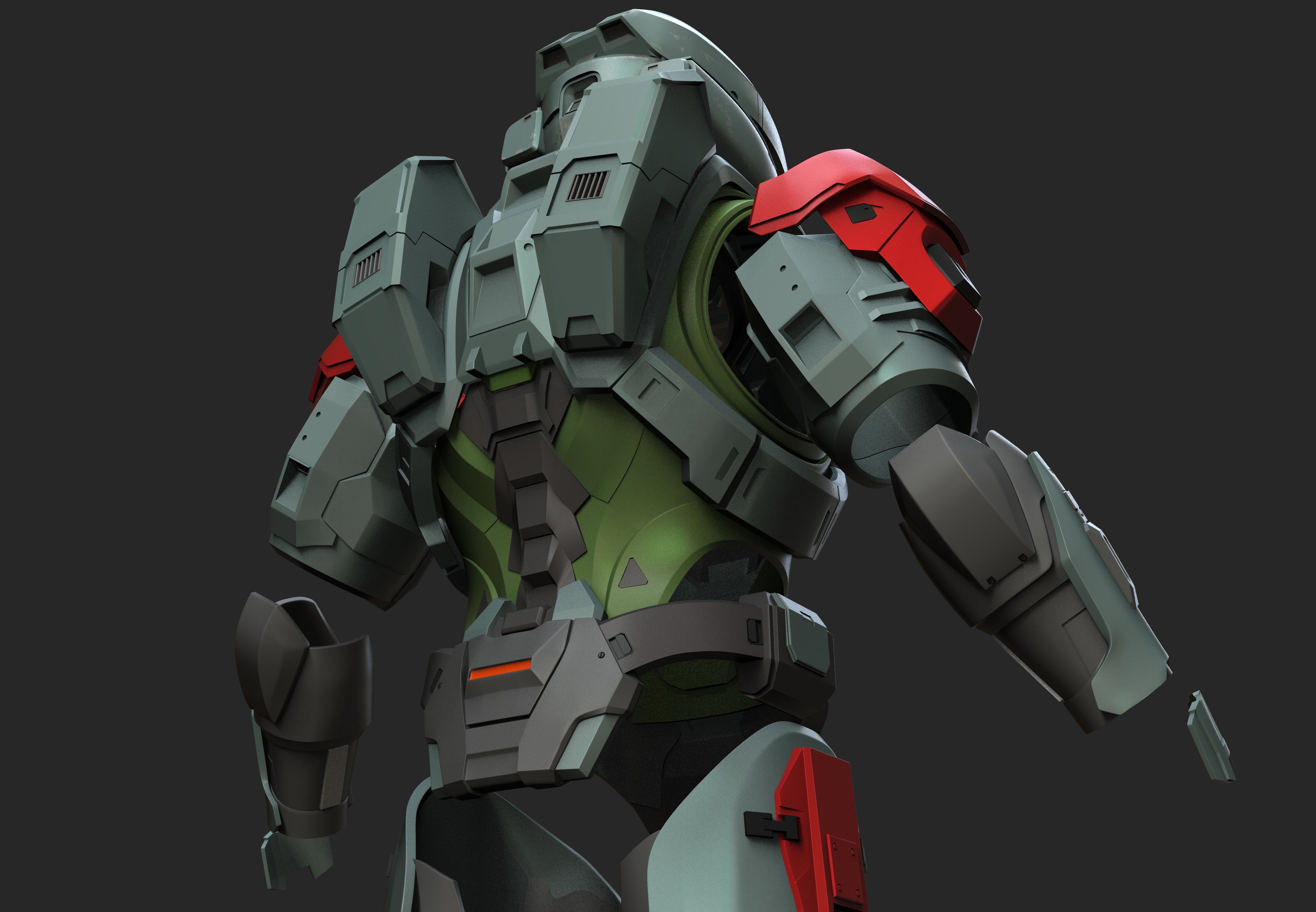 Halo MK7 Full Armor STL — Nikko Industries