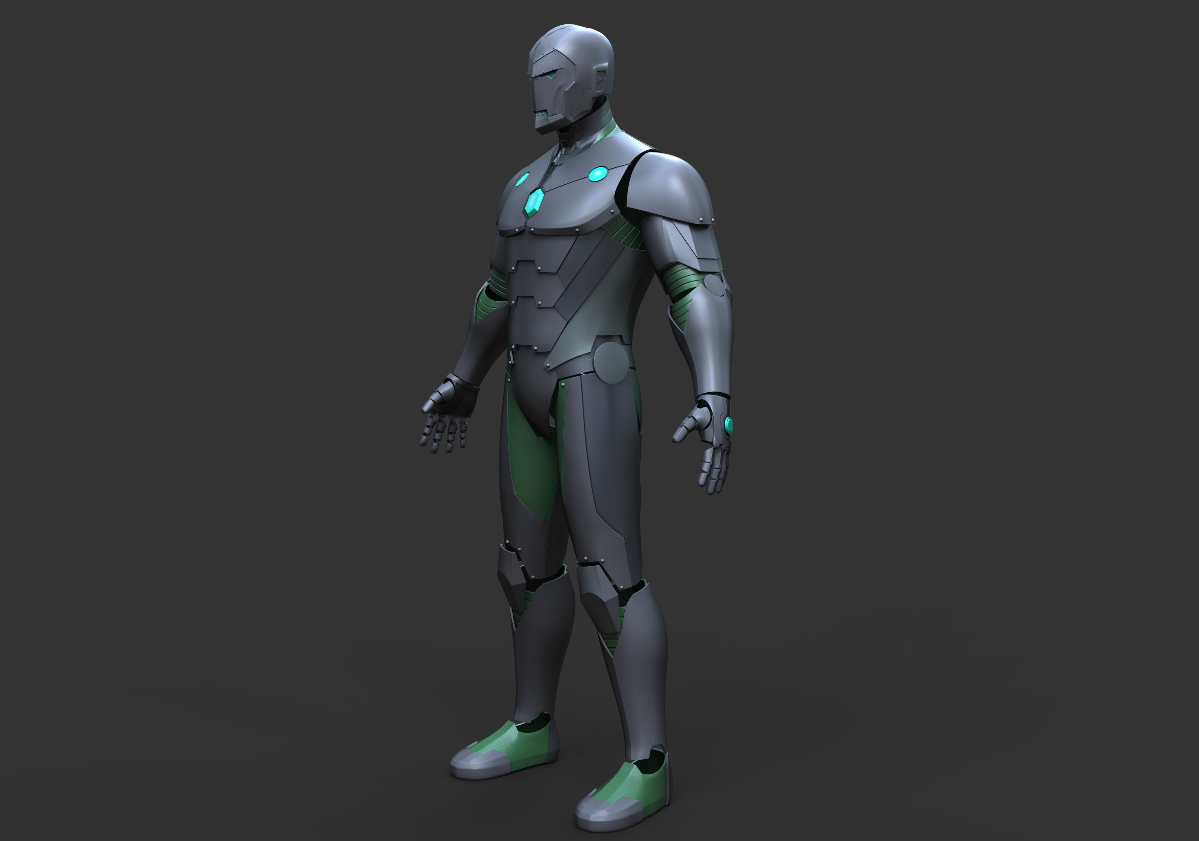 Infamous Iron Man Armor STL — Nikko Industries